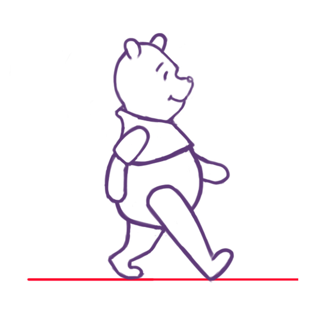 ArtStation - Winnie Walk Animation