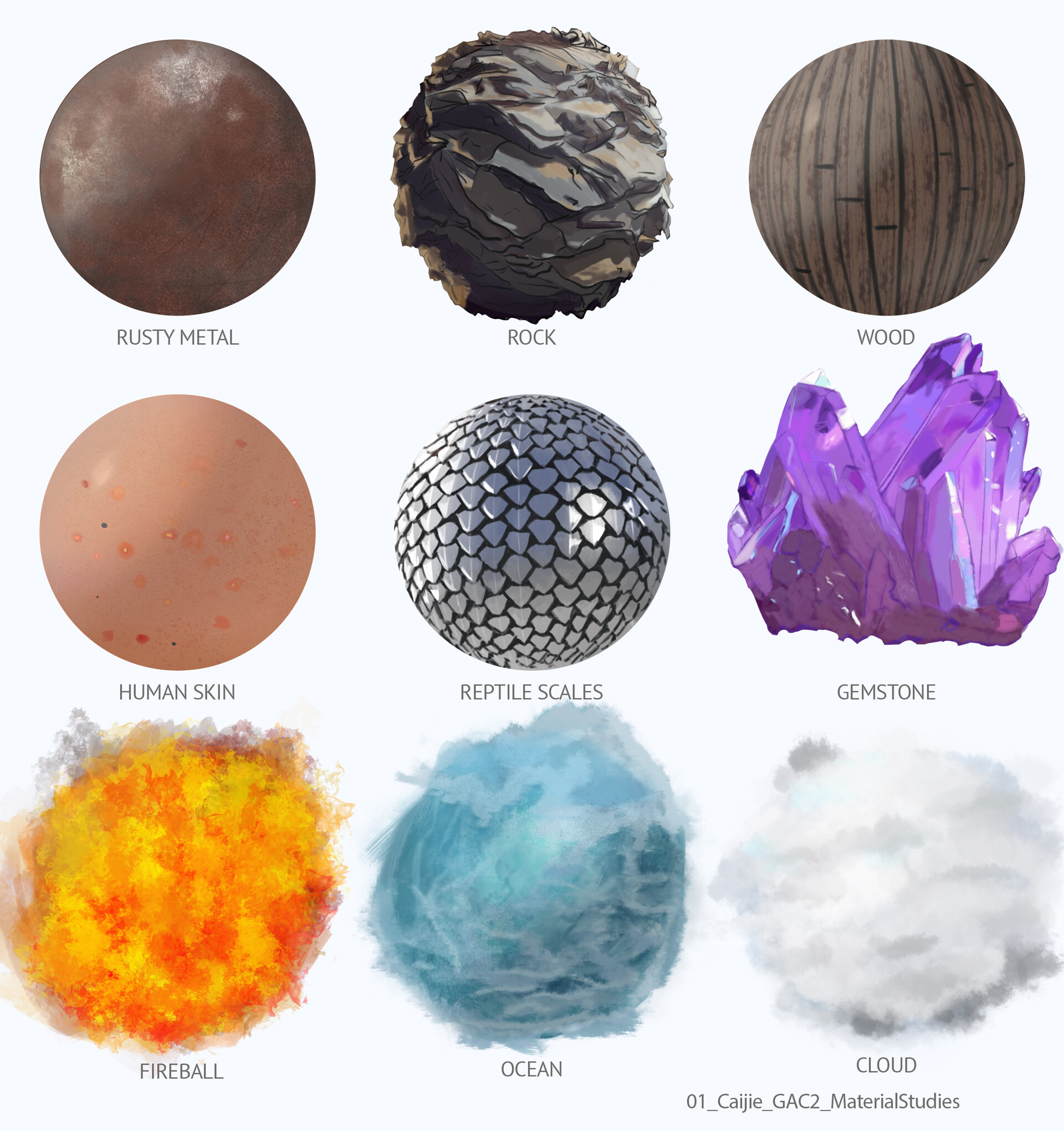 ArtStation - Material Studies