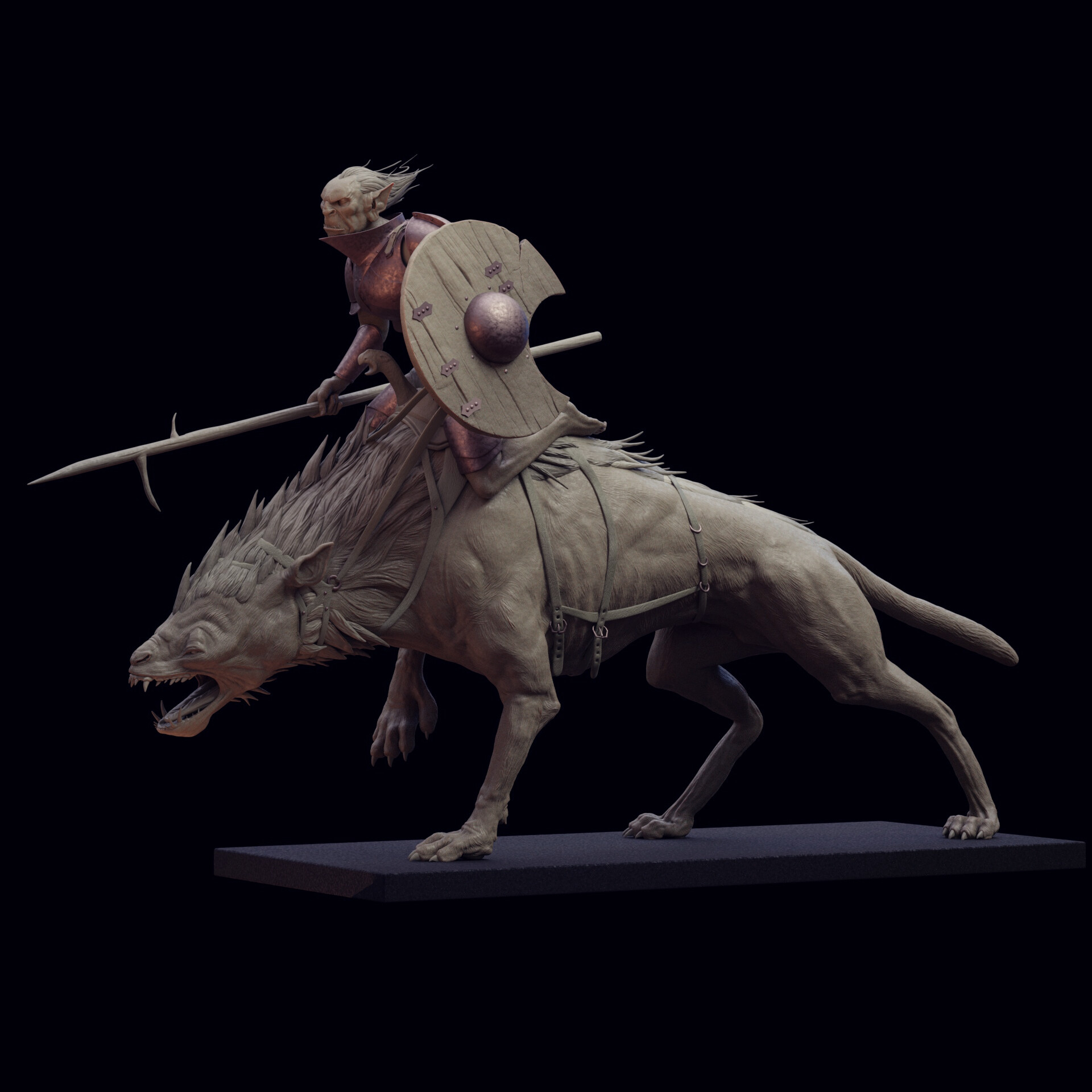 ArtStation - Warg Rider