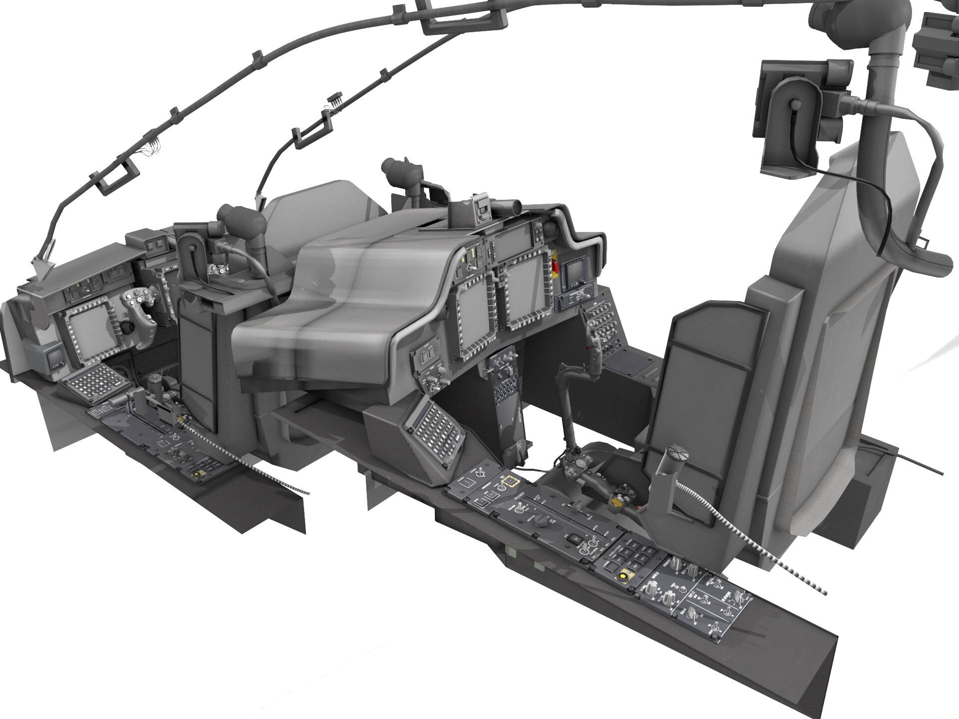 Jim Walker - AH-64 Apache Cockpit