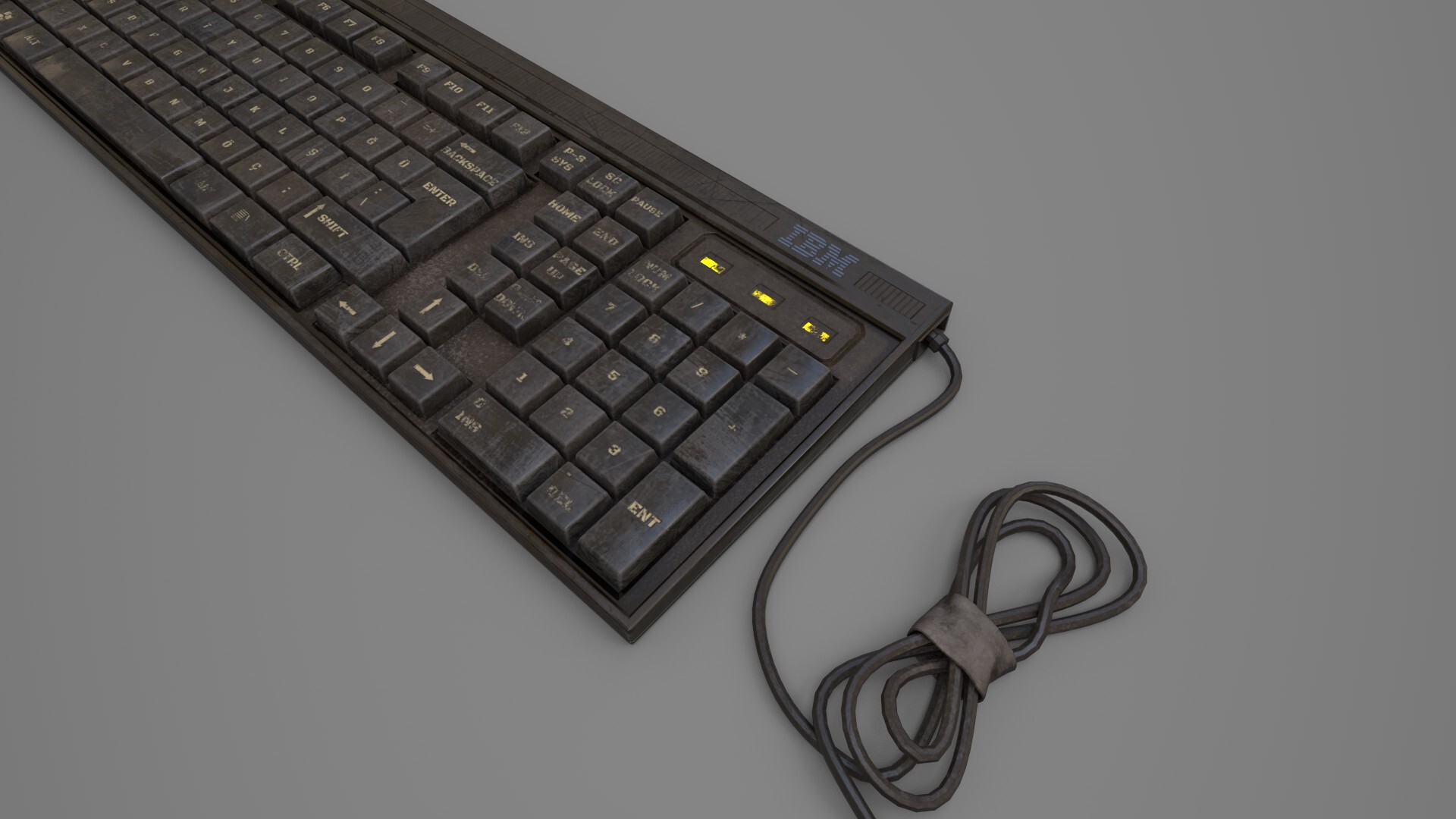 ArtStation - Classic IBM Keyboard