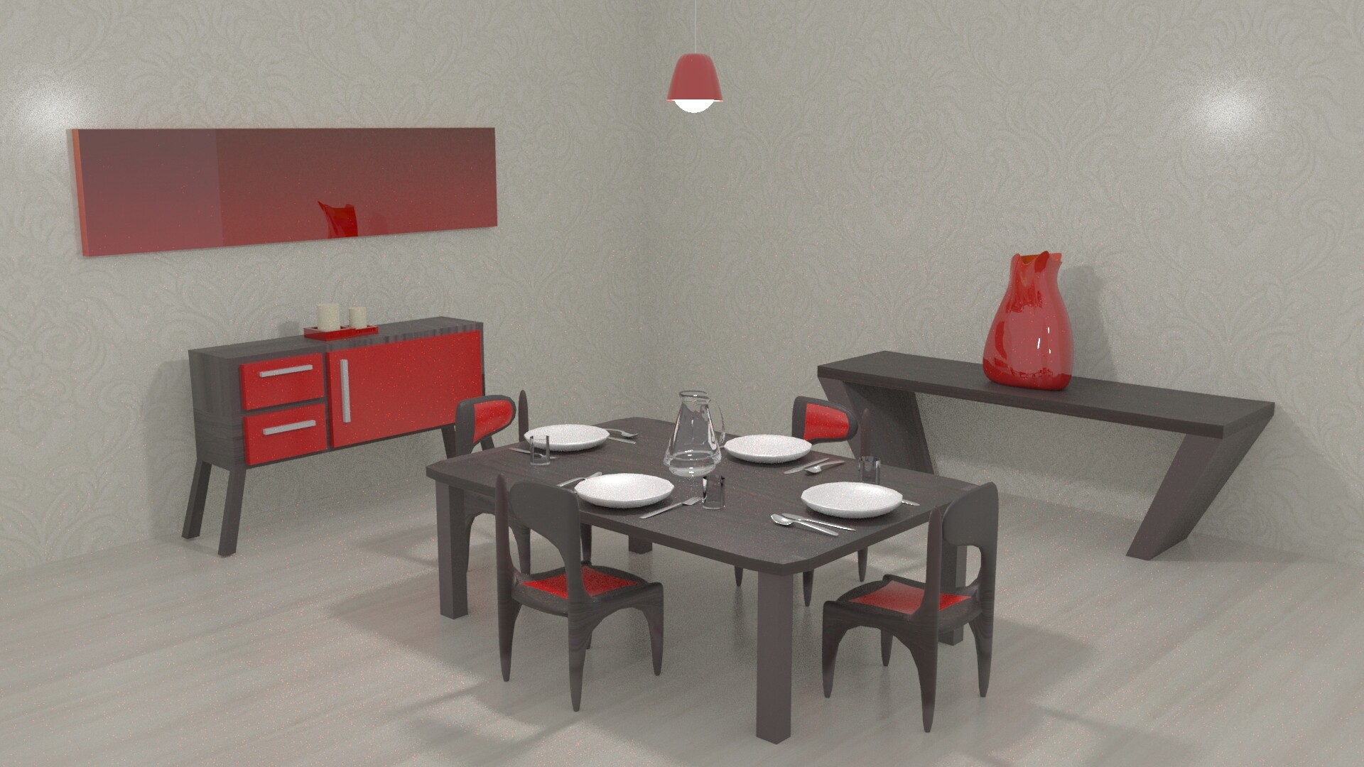 ArtStation - 3D Dinning Room