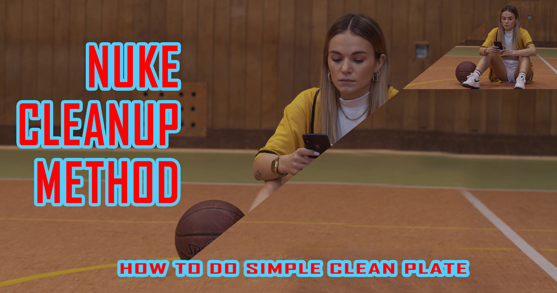 ArtStation - clean plate in photoshop tutorial