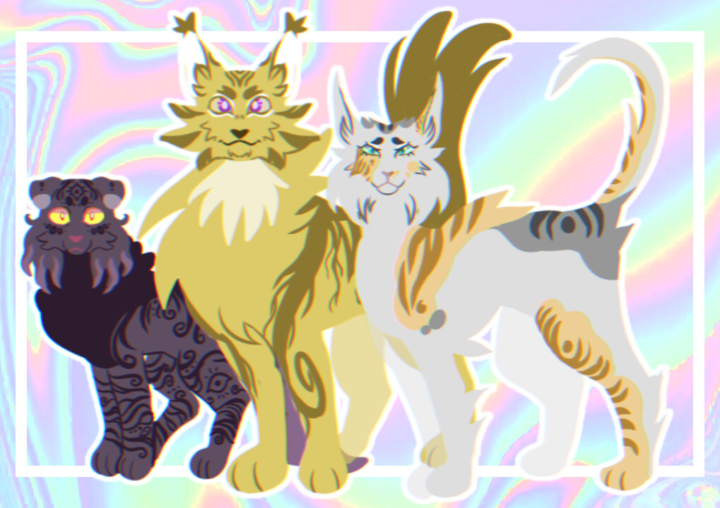 ArtStation - Broken Code Protag Trio