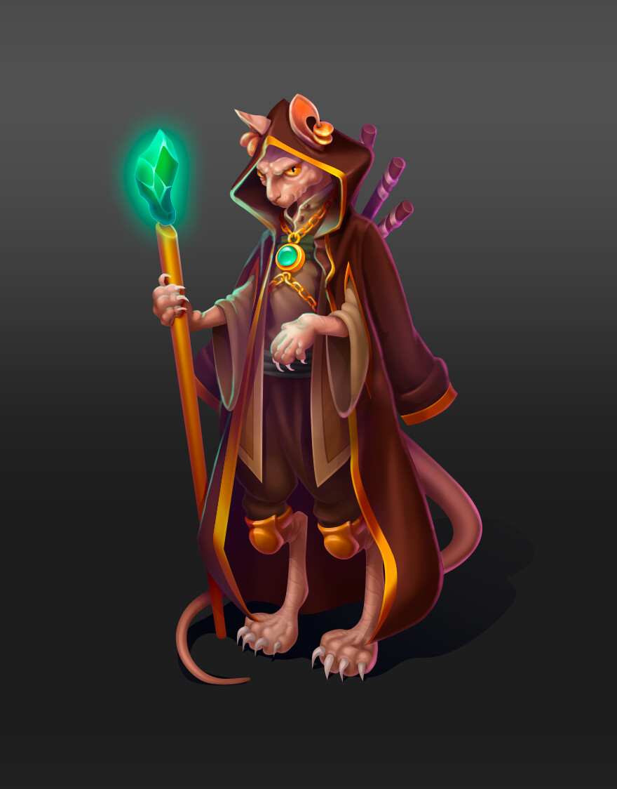 ArtStation - cat magician