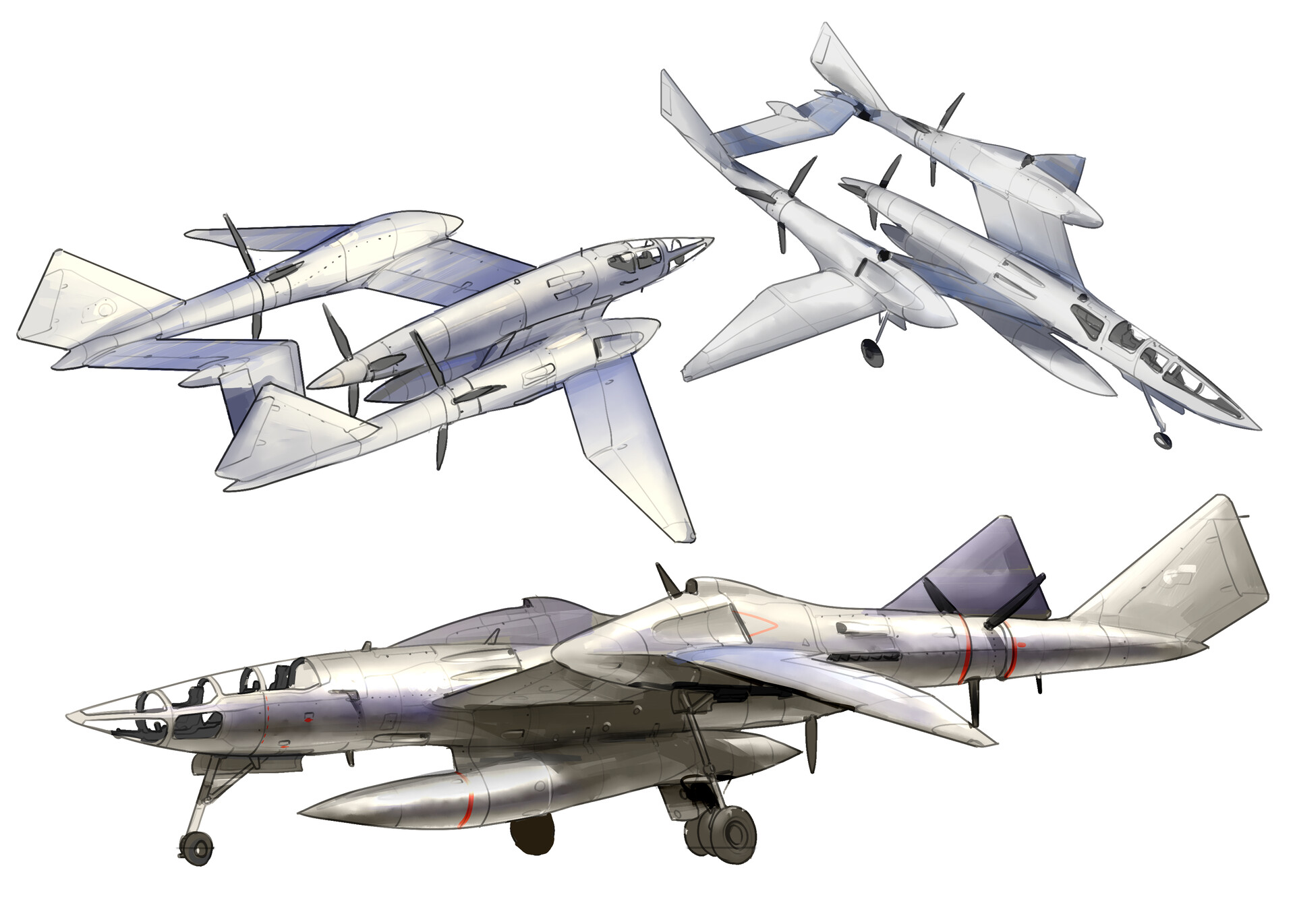 ArtStation - 'VERMILION PLUMES' - GEMINI Imperial Bomber