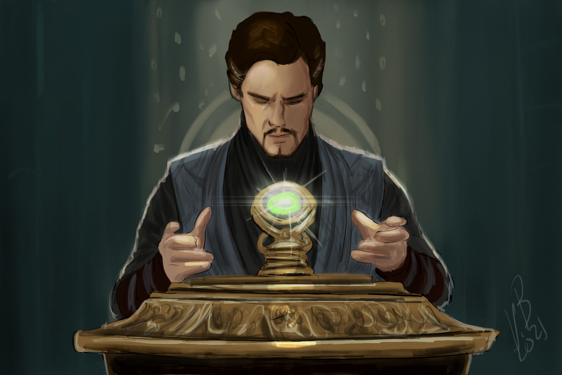 ArtStation - Color study Doctor Strange