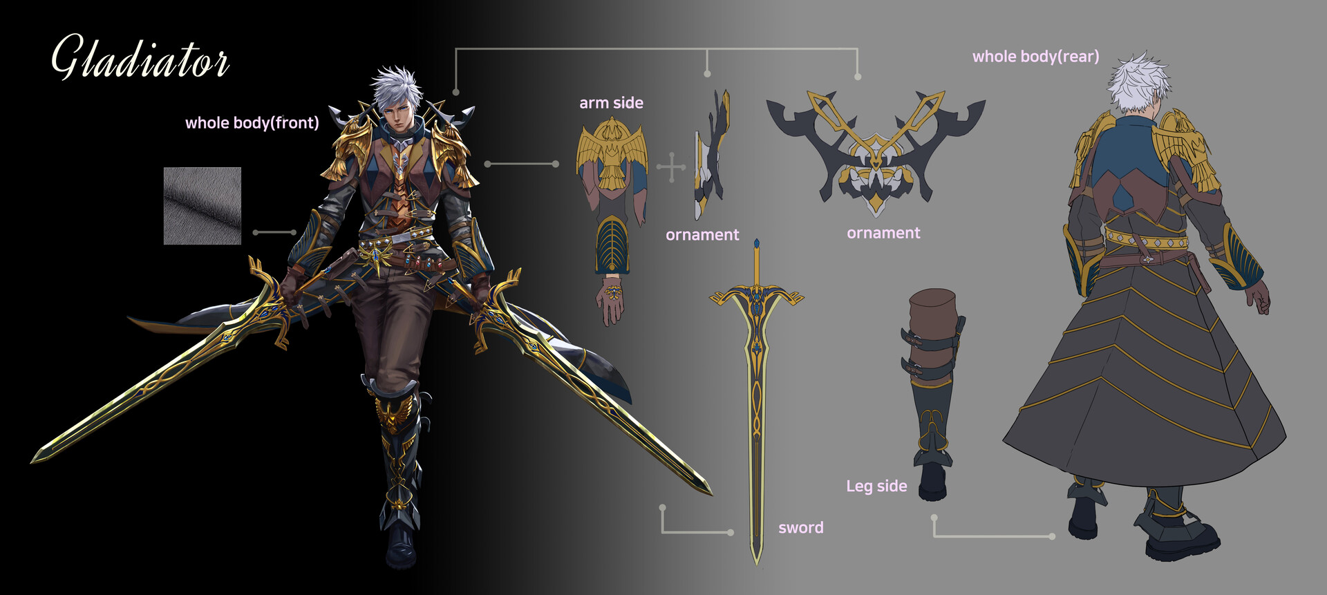 ArtStation - gladiator sheet