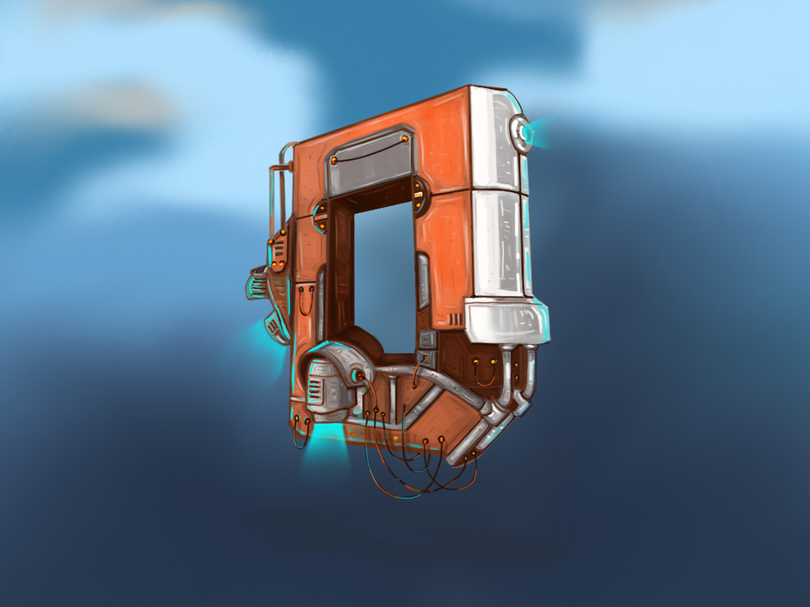 ArtStation - 36daysoftype letter D