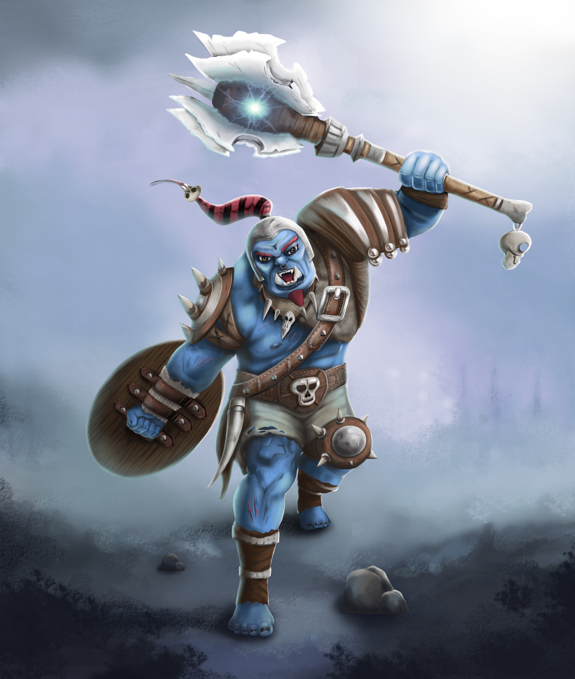 ArtStation - Savage - The Blue Orc