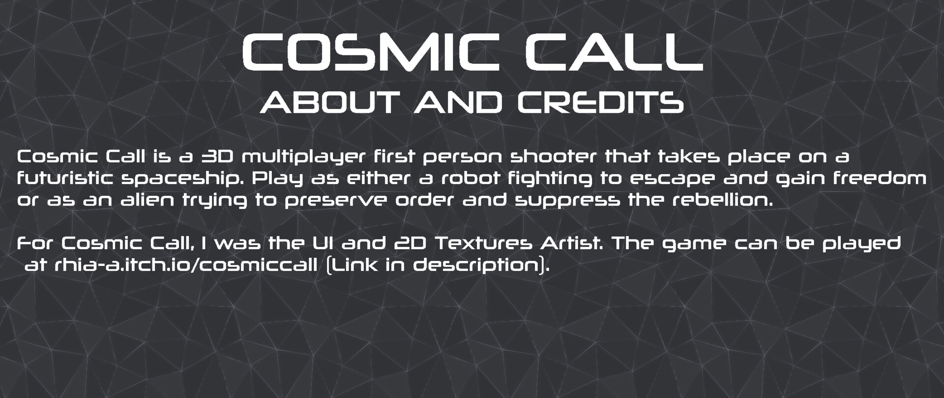 Soo Aguilar - Cosmic Call: UI Assets and Textures