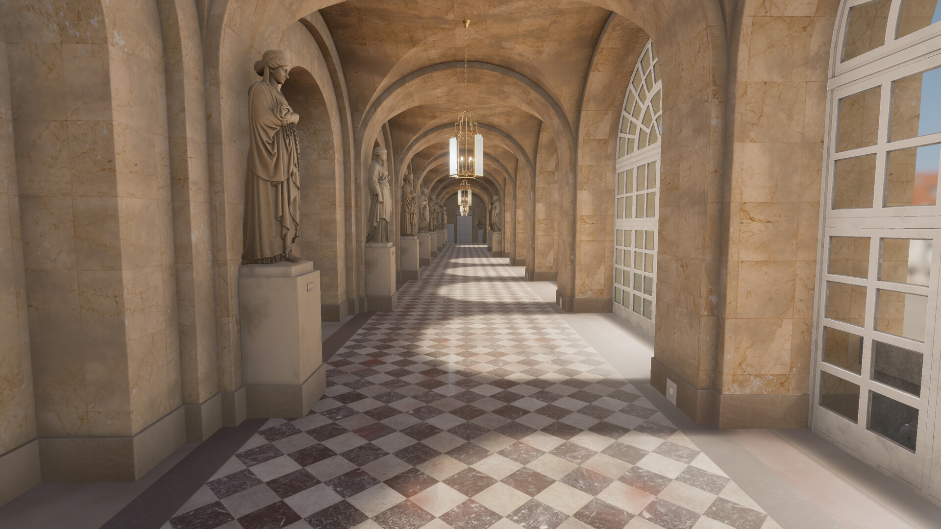 ArtStation - Corridor of Versaills