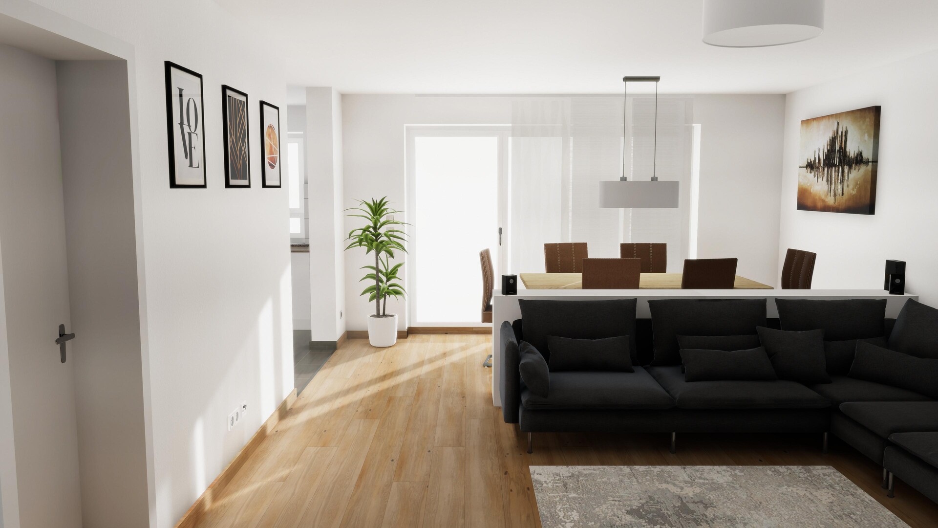 ArtStation - Unity HDRP Apartment with RTX On