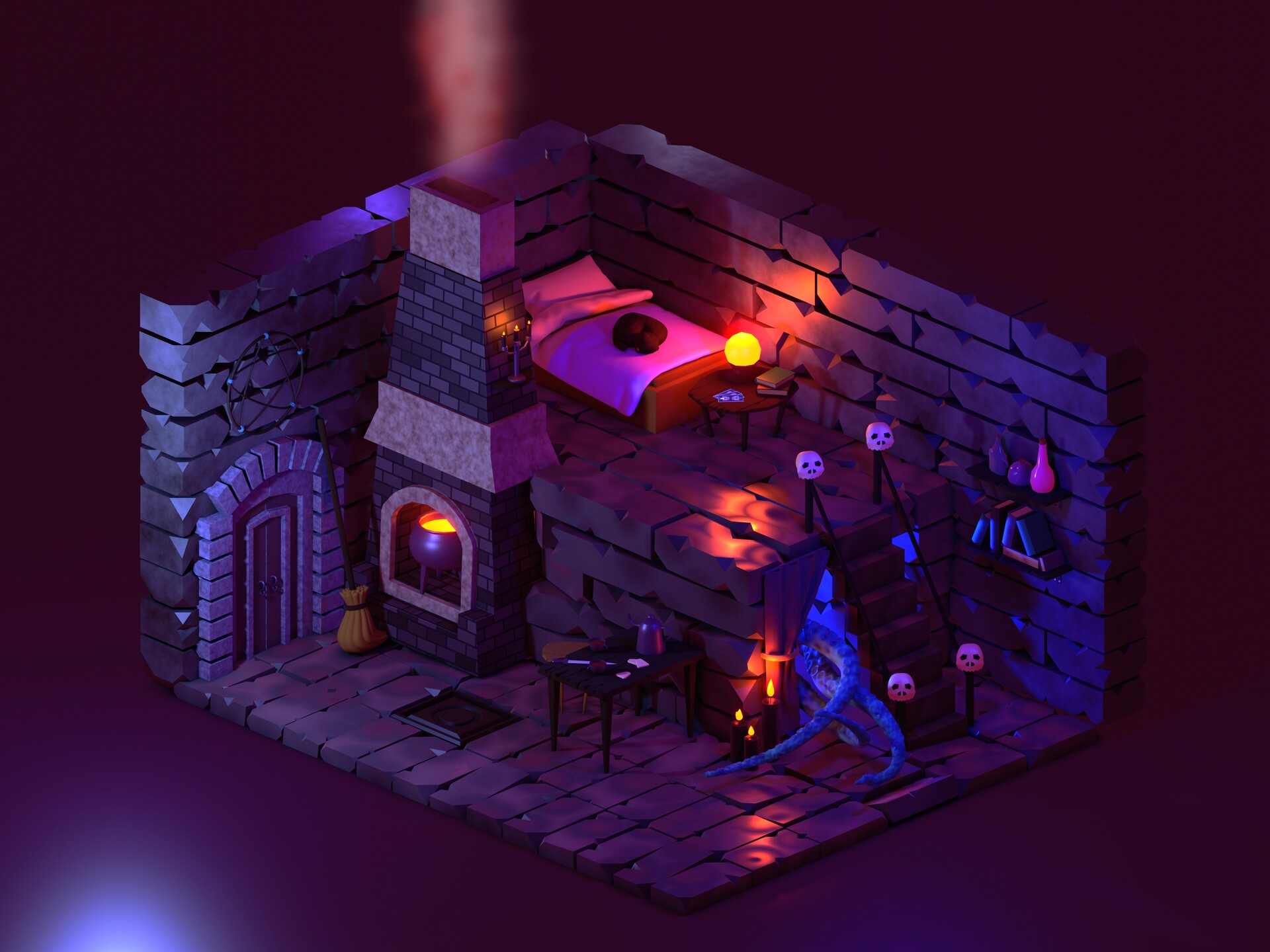 ArtStation - Witch room