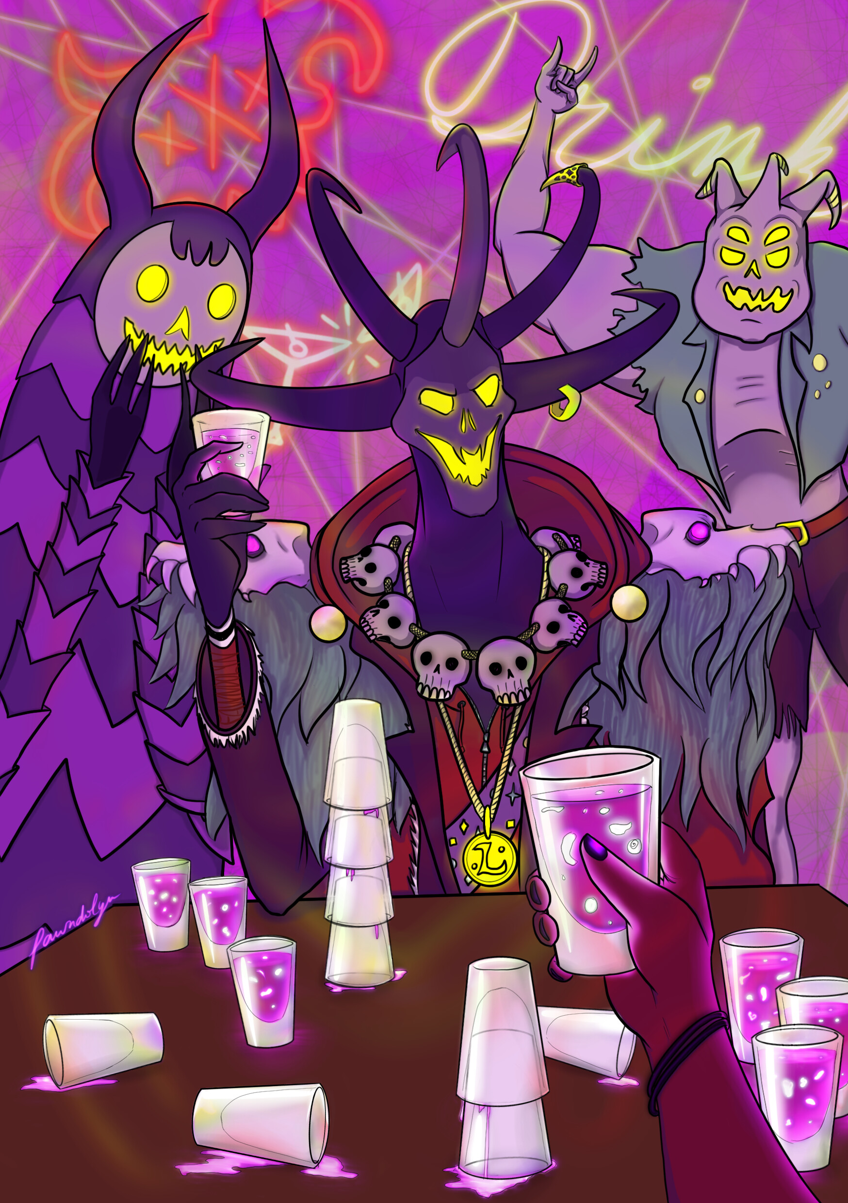 ArtStation - Drinking with Satan