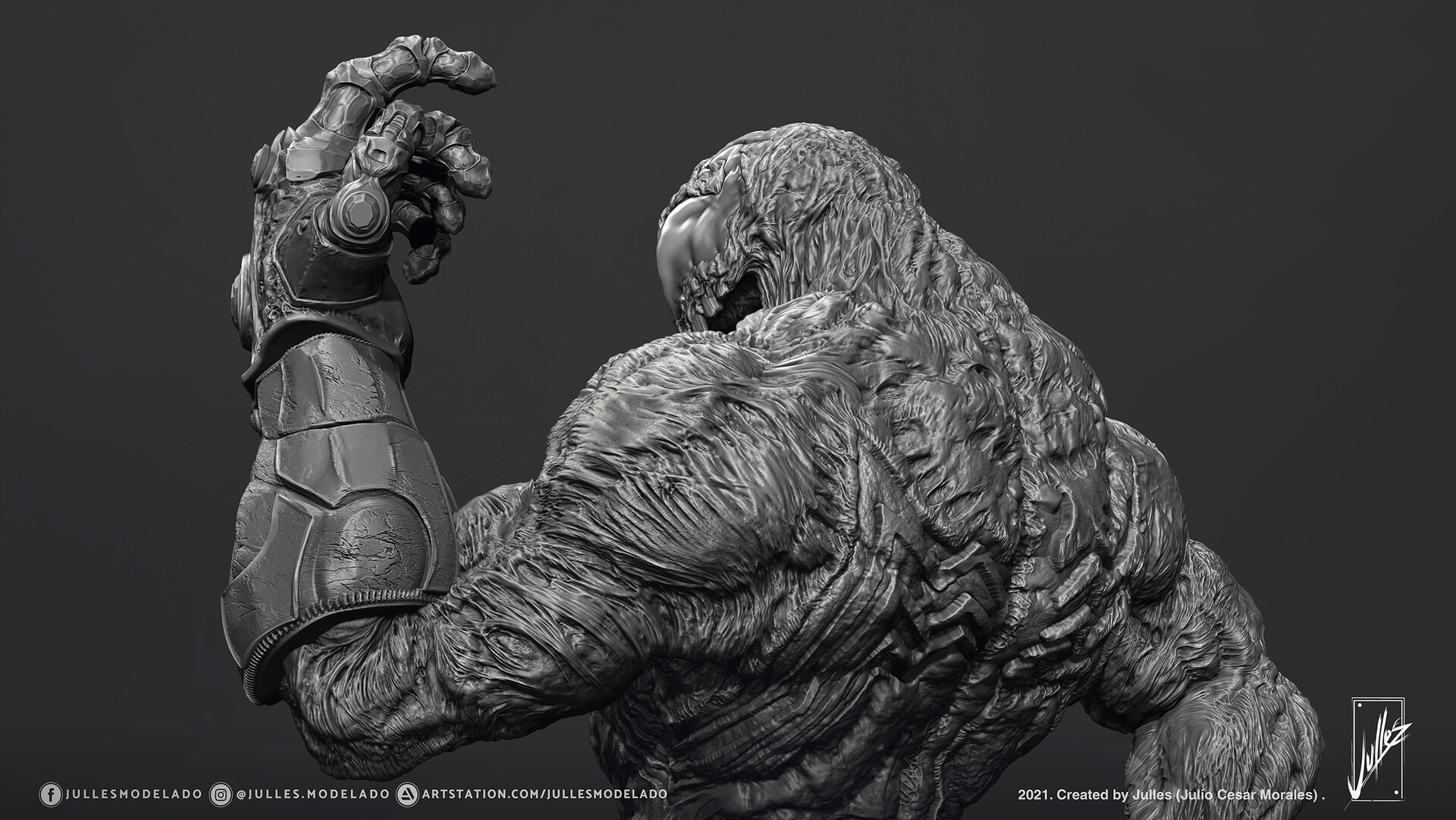 Julles Modelado - Venom Gauntlet Variant for 3D Print