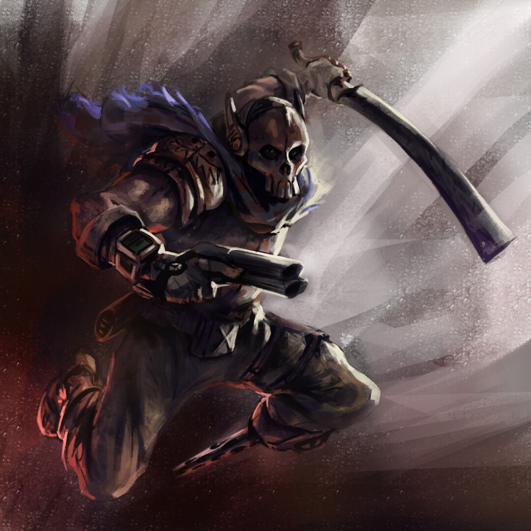 ArtStation - V48 A Dieselpunk's Tale - Pirate Captain Illustration