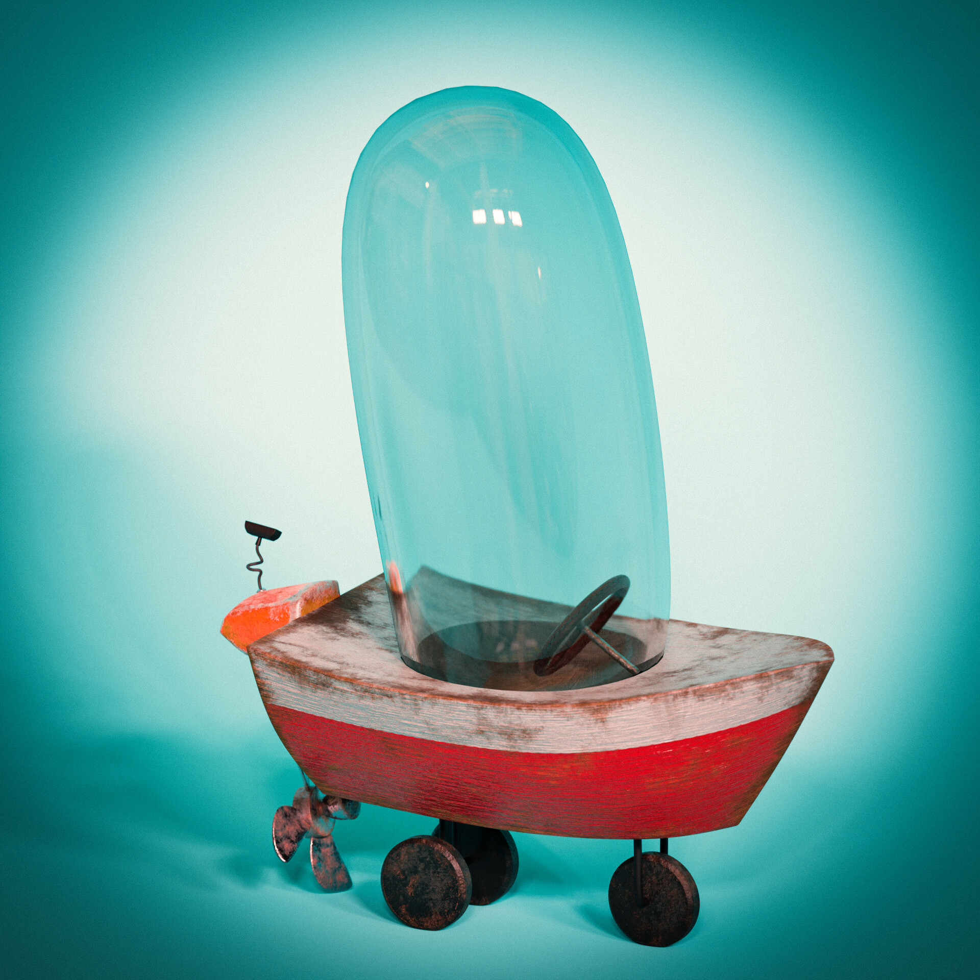 ArtStation - Old SpongeBob Boat