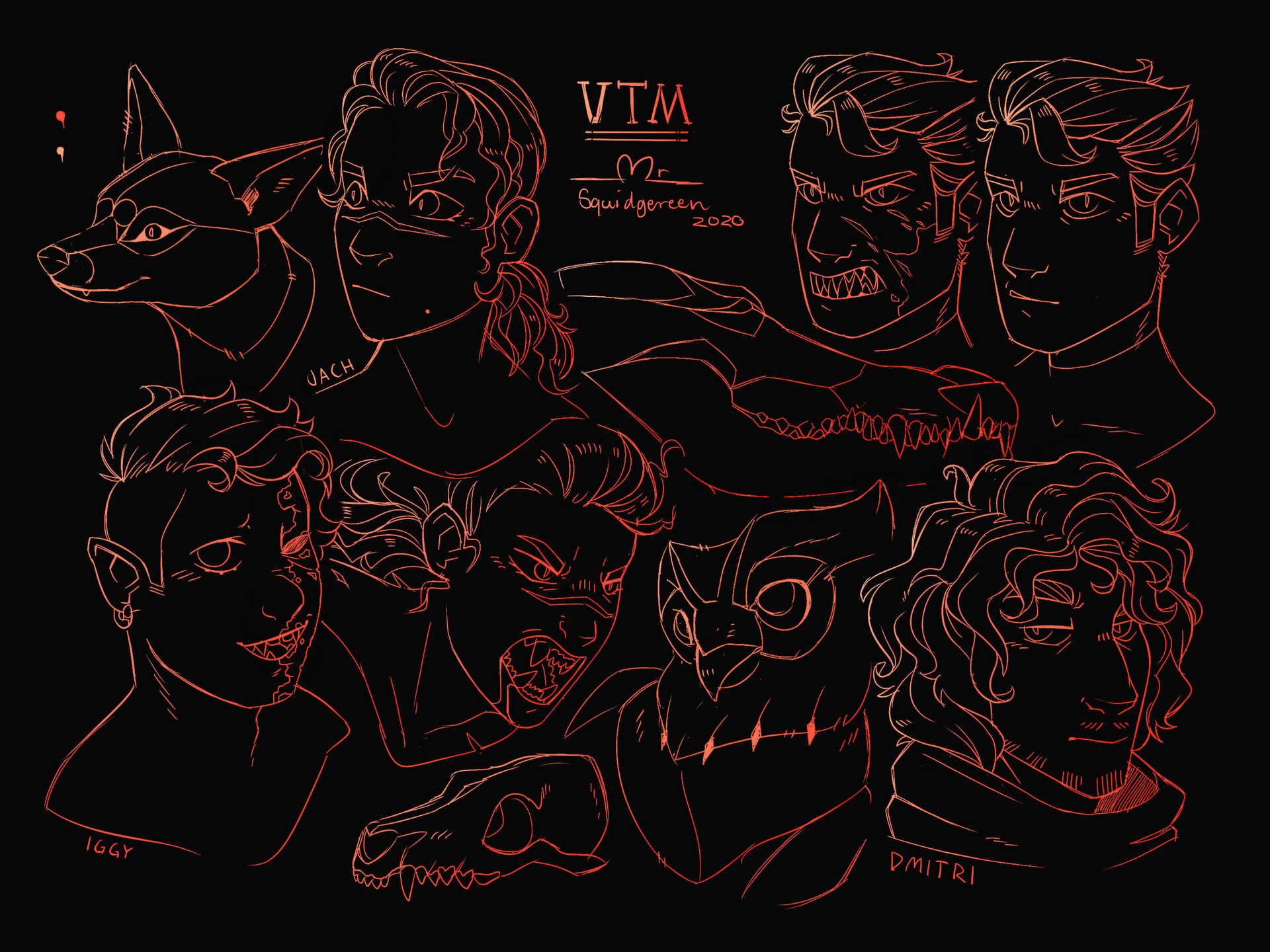 ArtStation - Sketches: VtM (Fanart)
