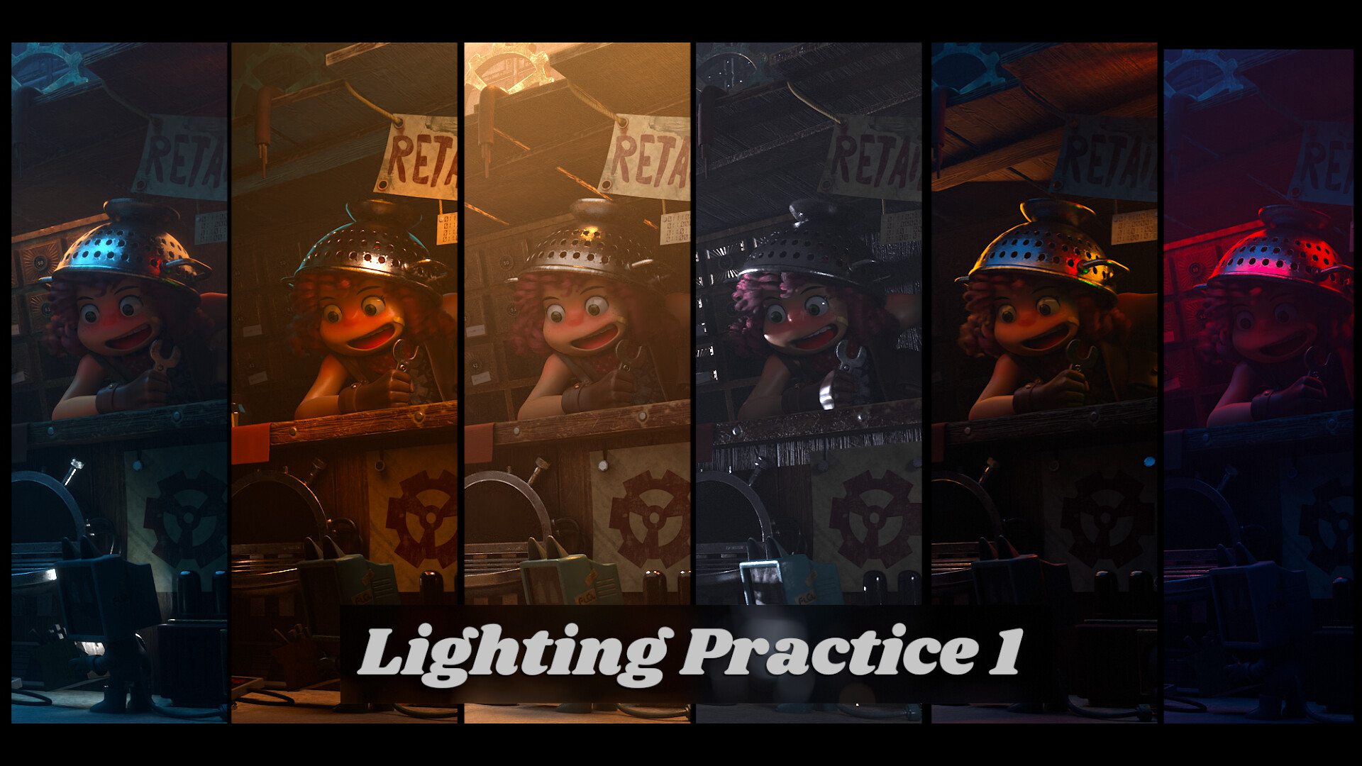 Artstation Lighting Practice Series 1
