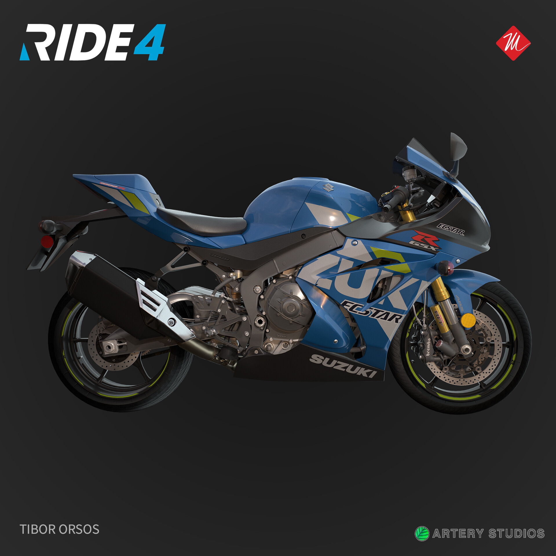 ArtStation - Suzuki GSX R1000R 2019