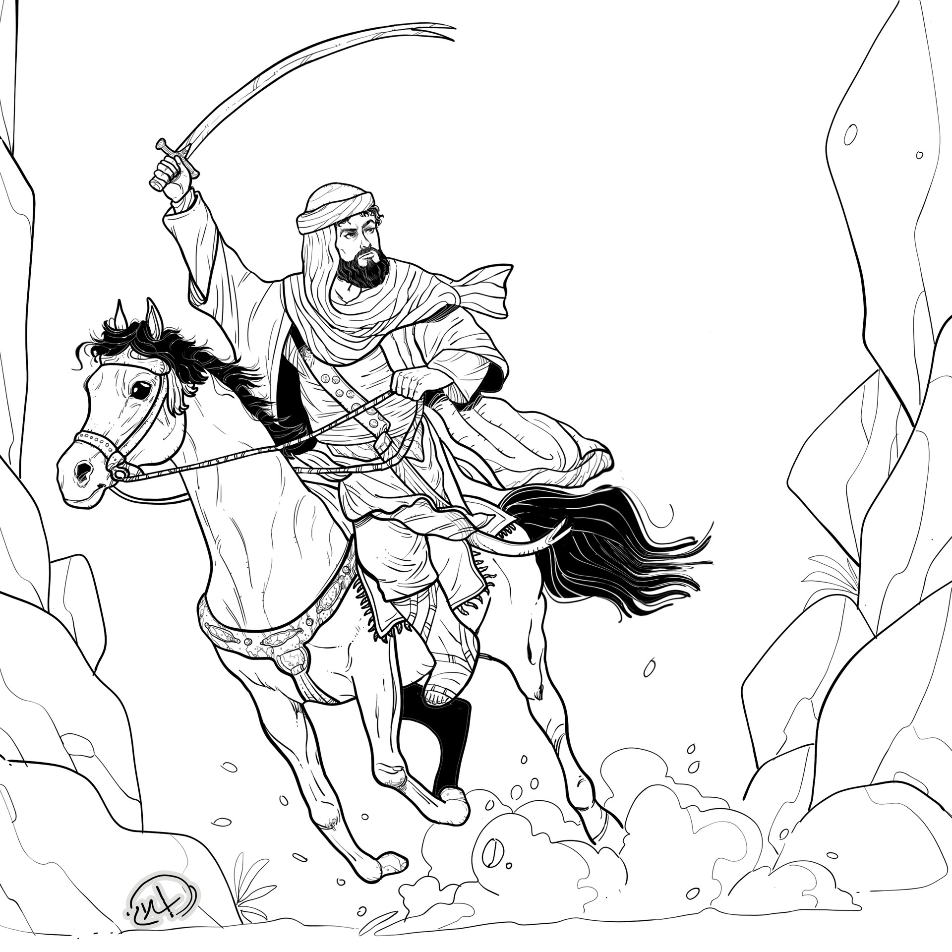 ArtStation - Ali ibn abi talib