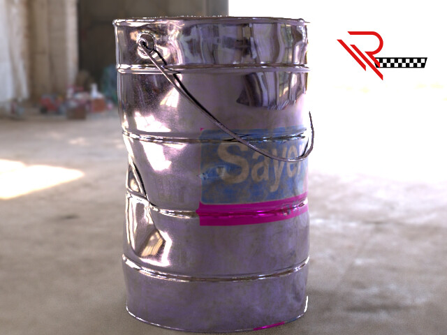 ArtStation - Bote de pintura