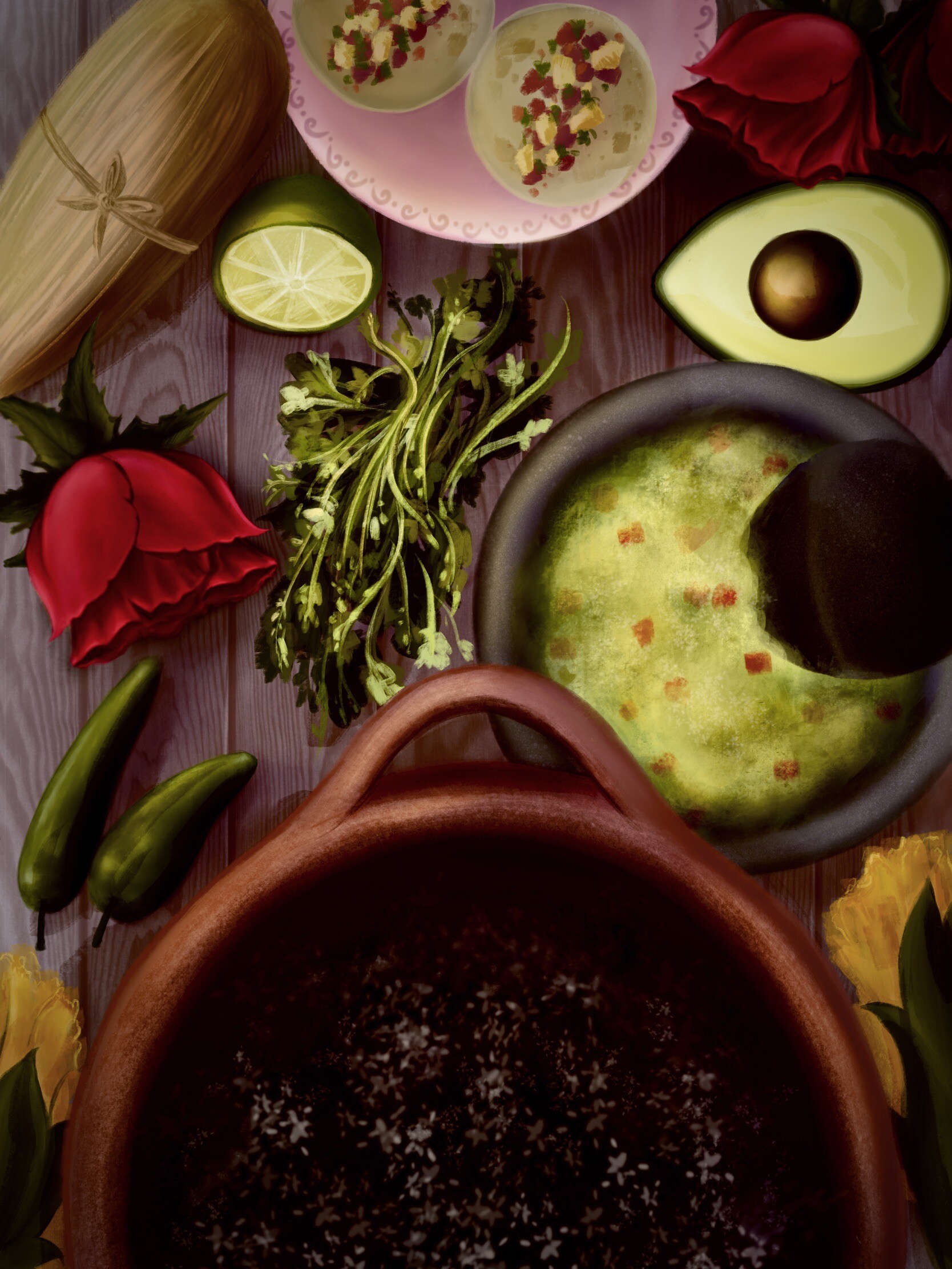 ArtStation - Mexican food.