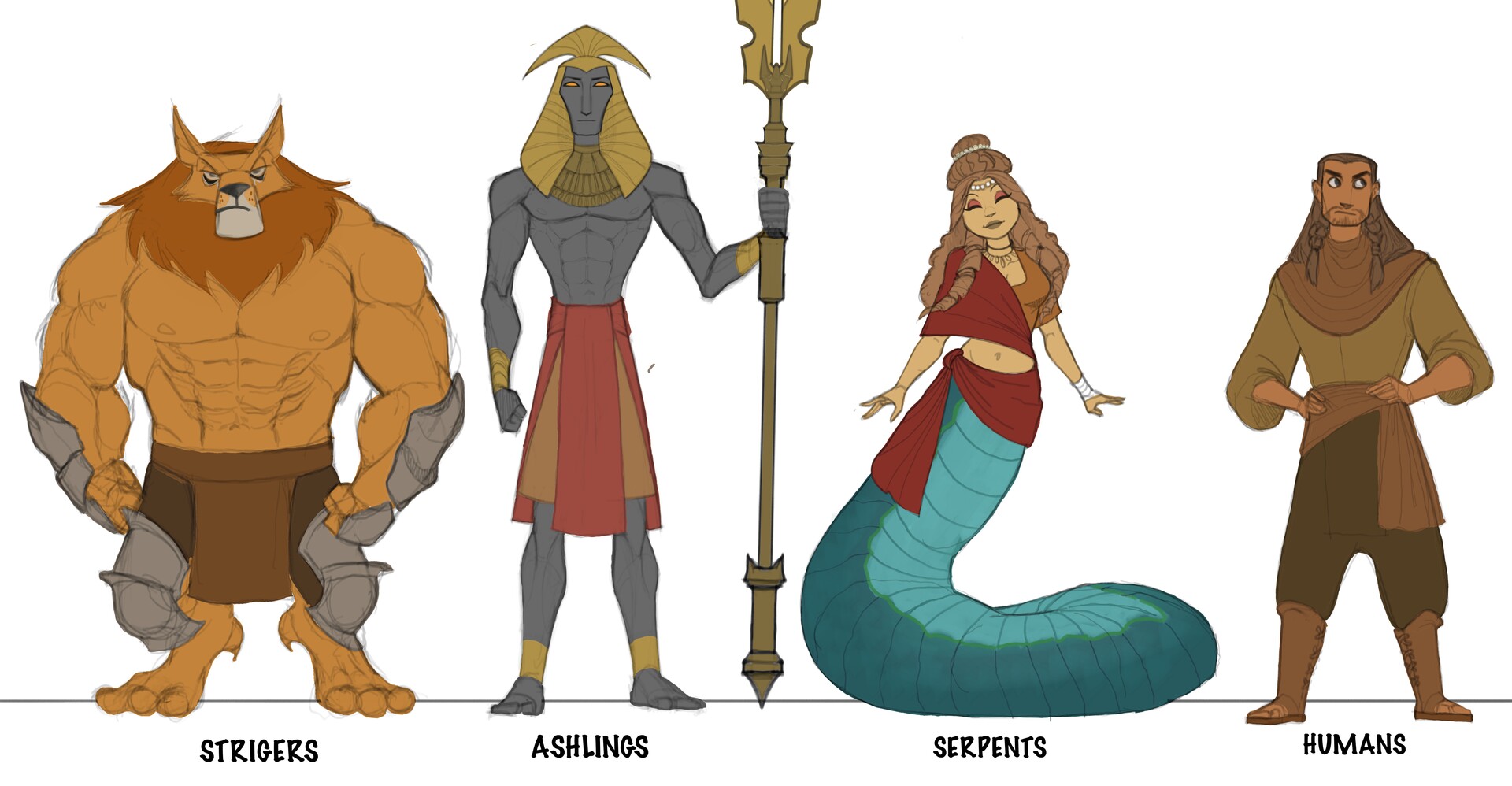 ArtStation - Desert Races concept art