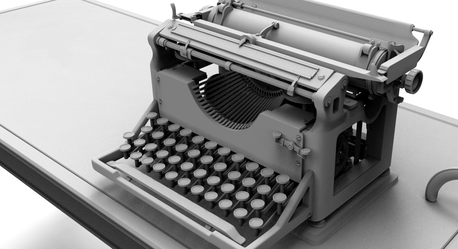ArtStation - Typewriter Study