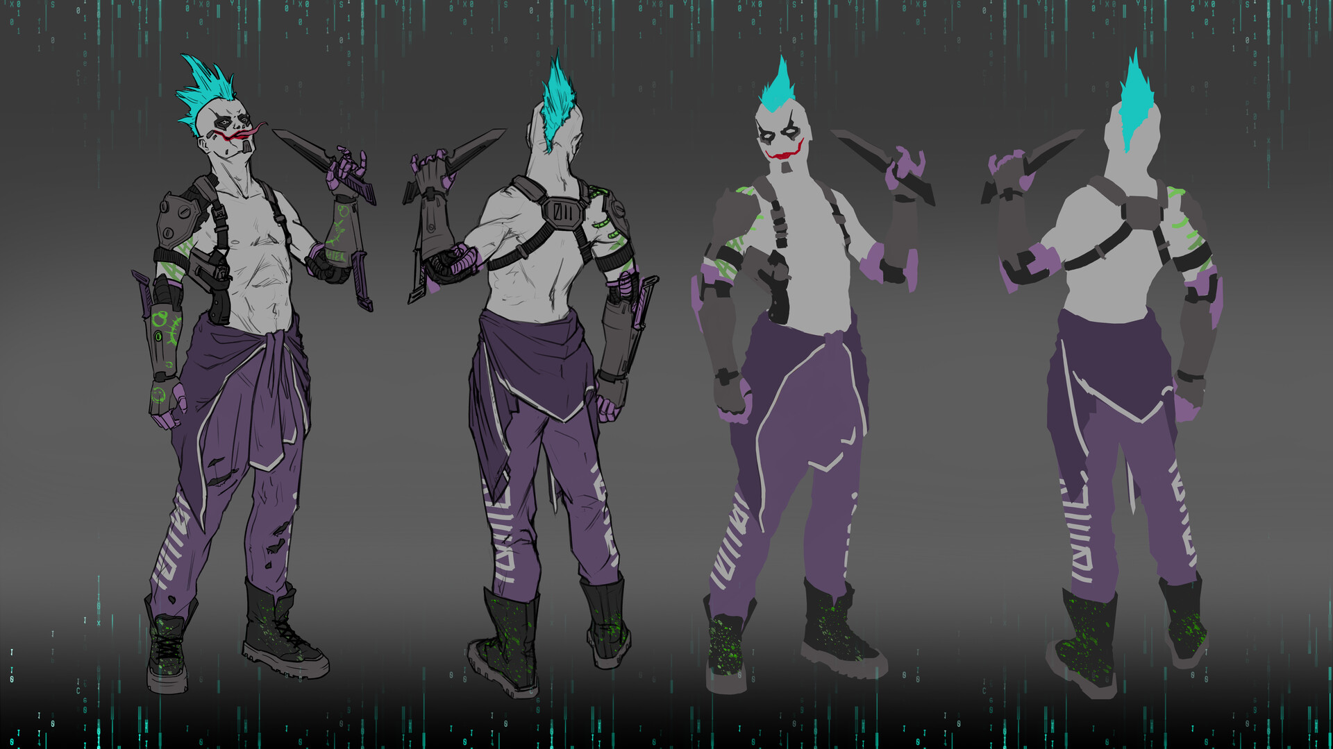 Joker Gang Batman Beyond