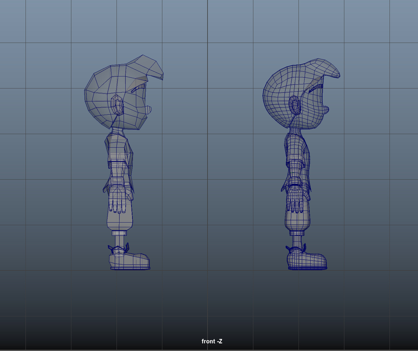 N.S. Colin - Act 10: Personaje (low poly y hi-poly)