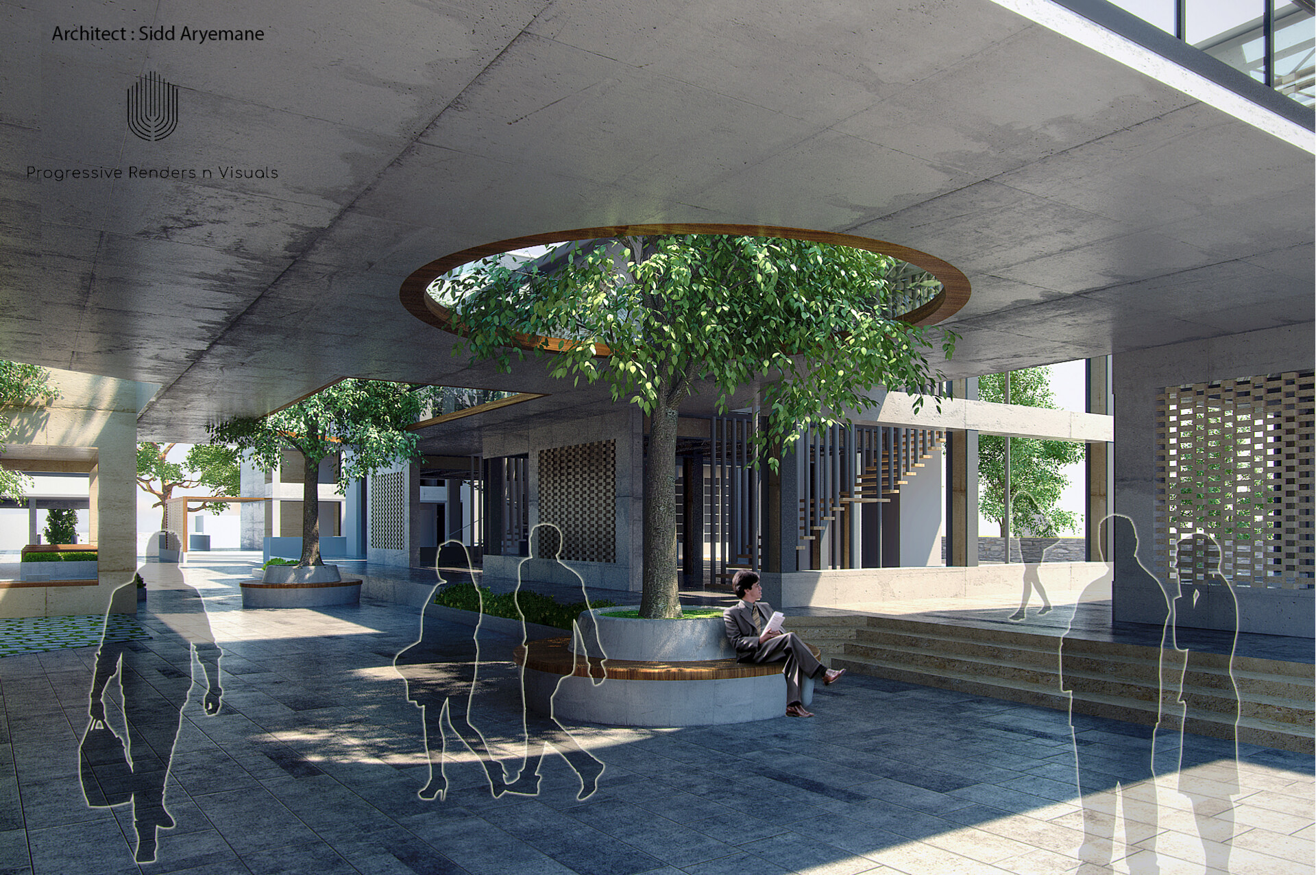 ArtStation - Workshop Building Designed by Architect Siddharth Aryemane