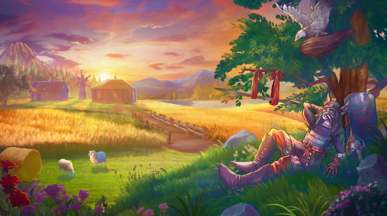 Ilija Mandic - Commissions OPEN - Sunset Fields