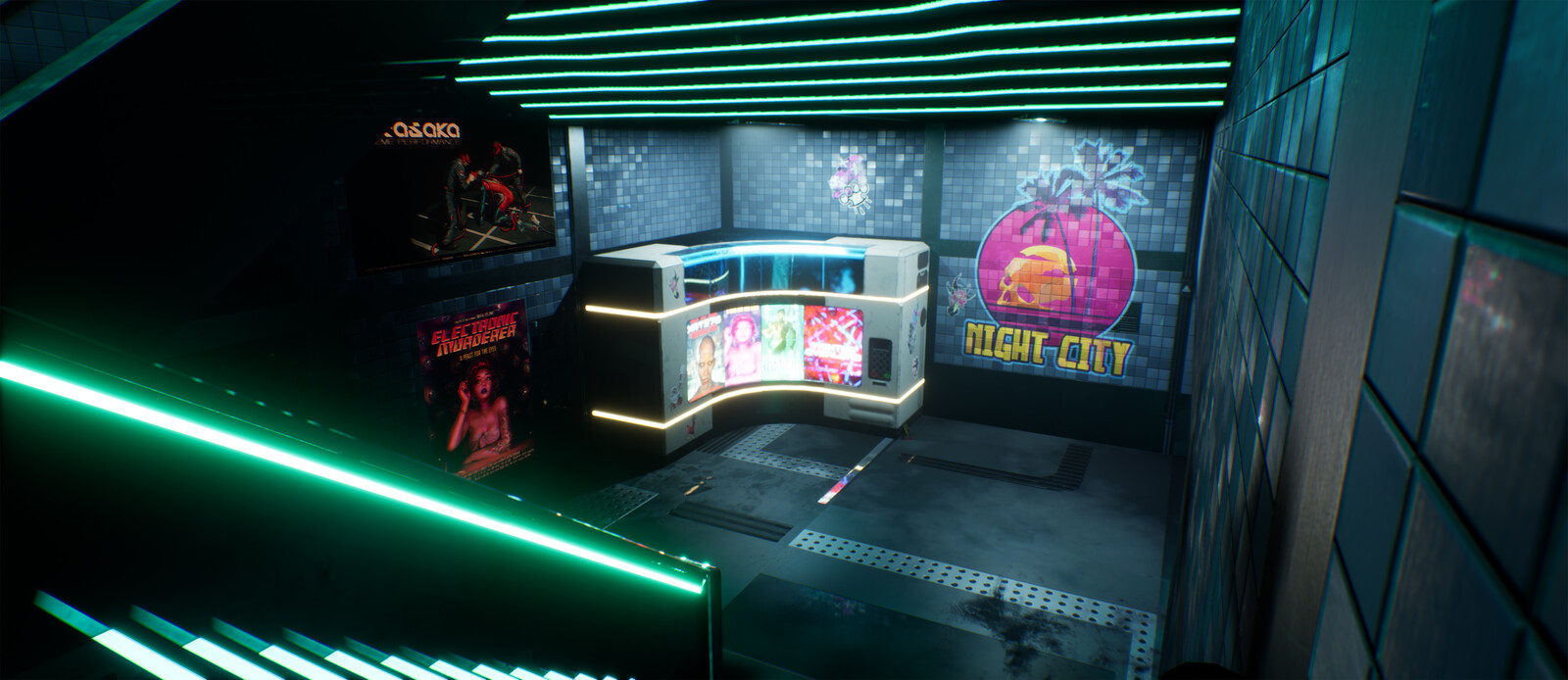 chris thomas - Cyberpunk Bar