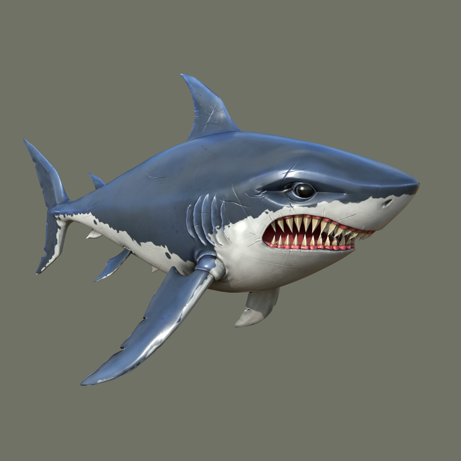 ArtStation - 3D stylized shark