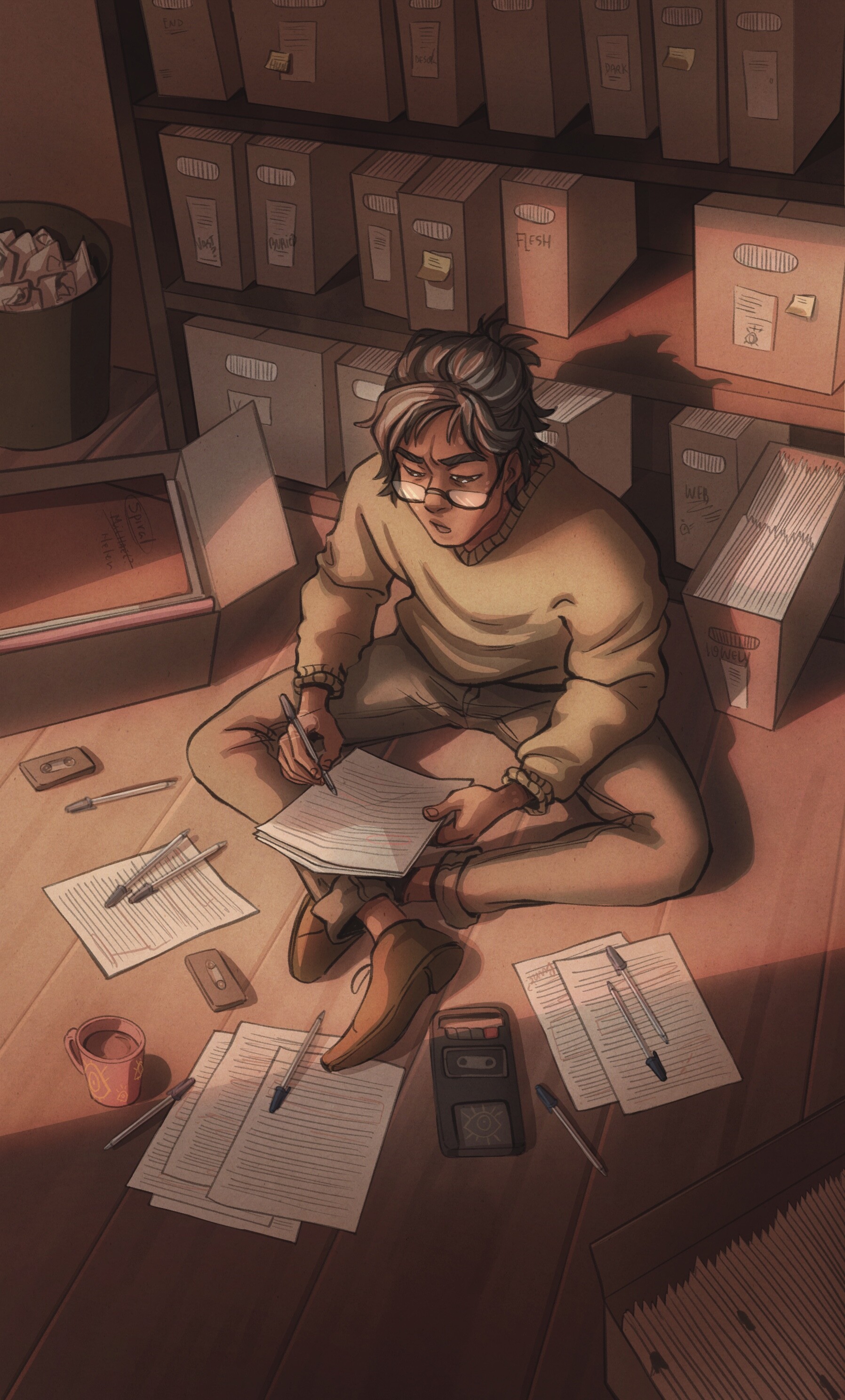 ArtStation - Magnus Archives Tarot Zine