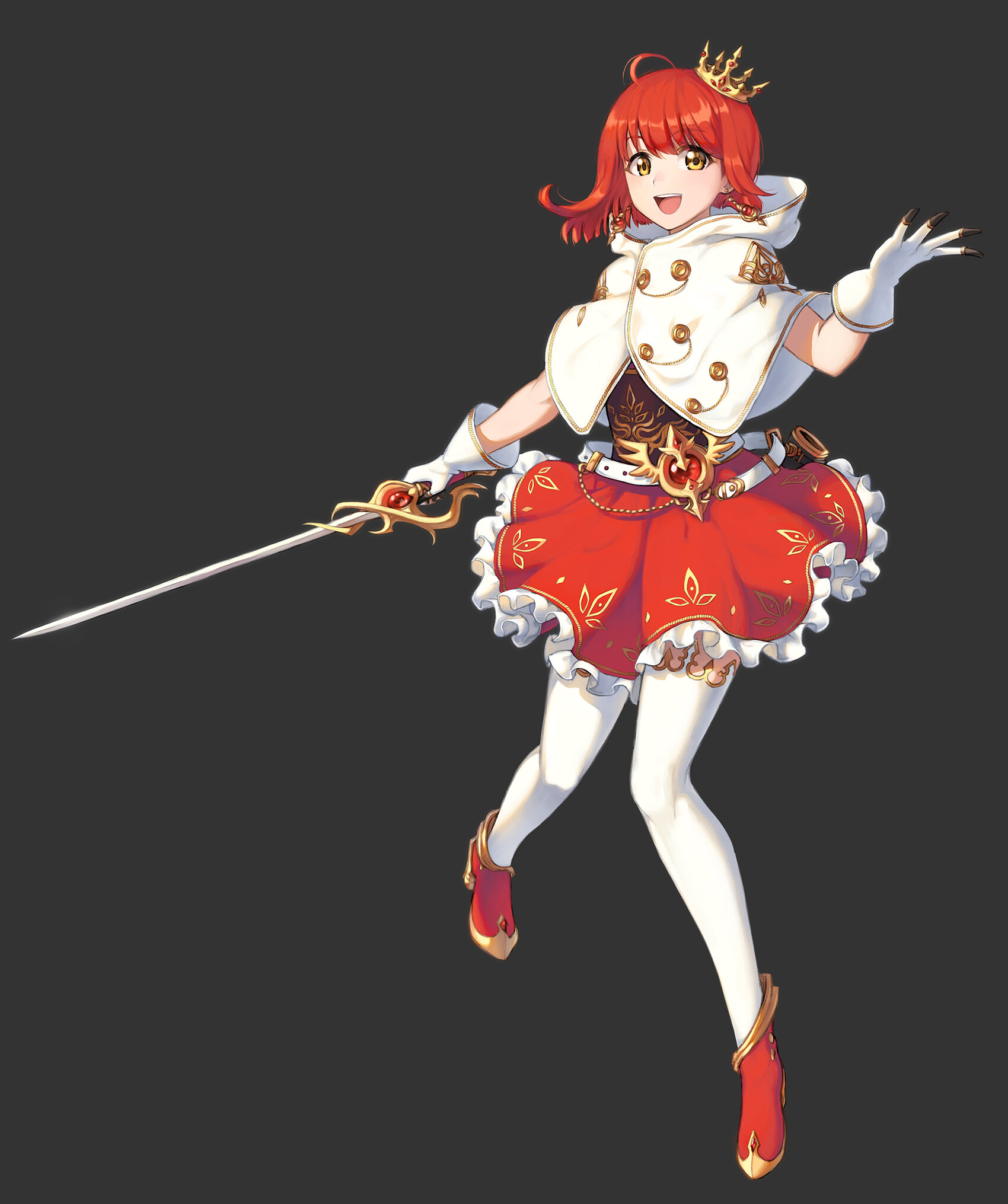 ArtStation - Red character+sheet