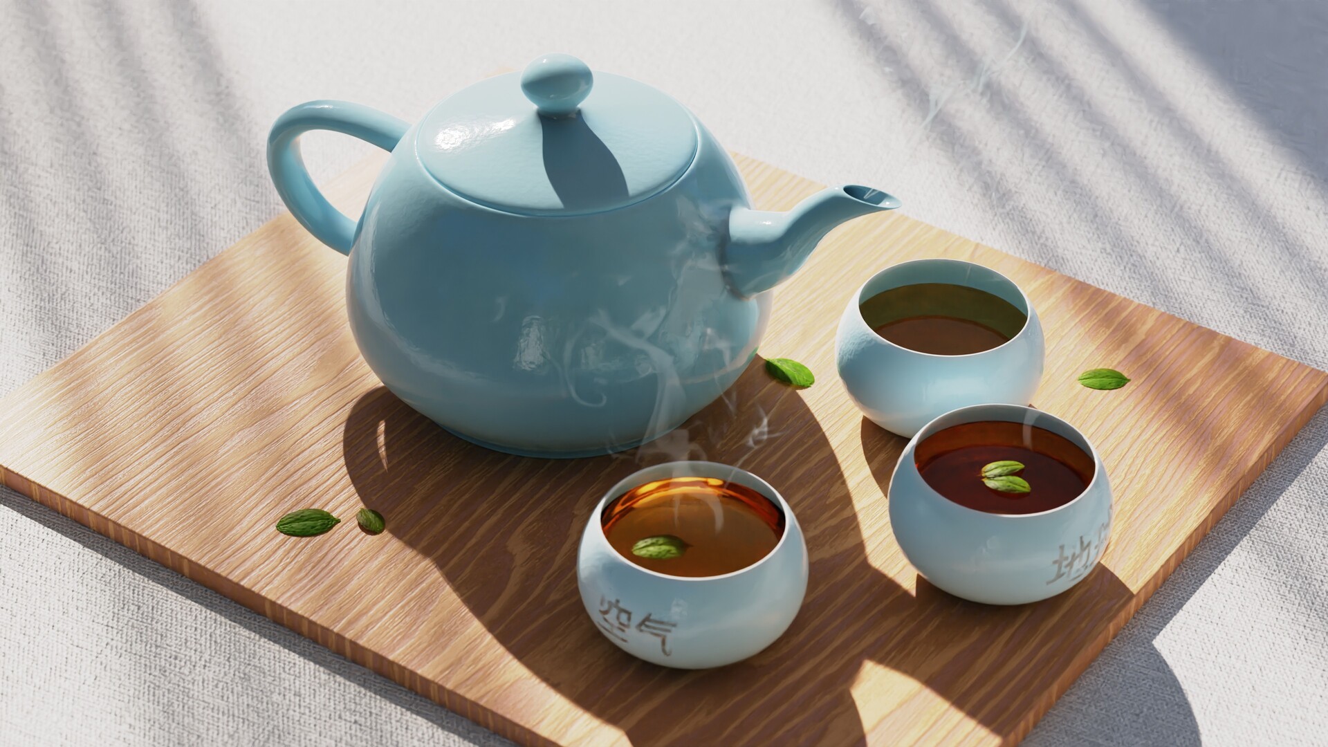 Ryan King - Photorealistic Tea Scene (Blender Tutorial)