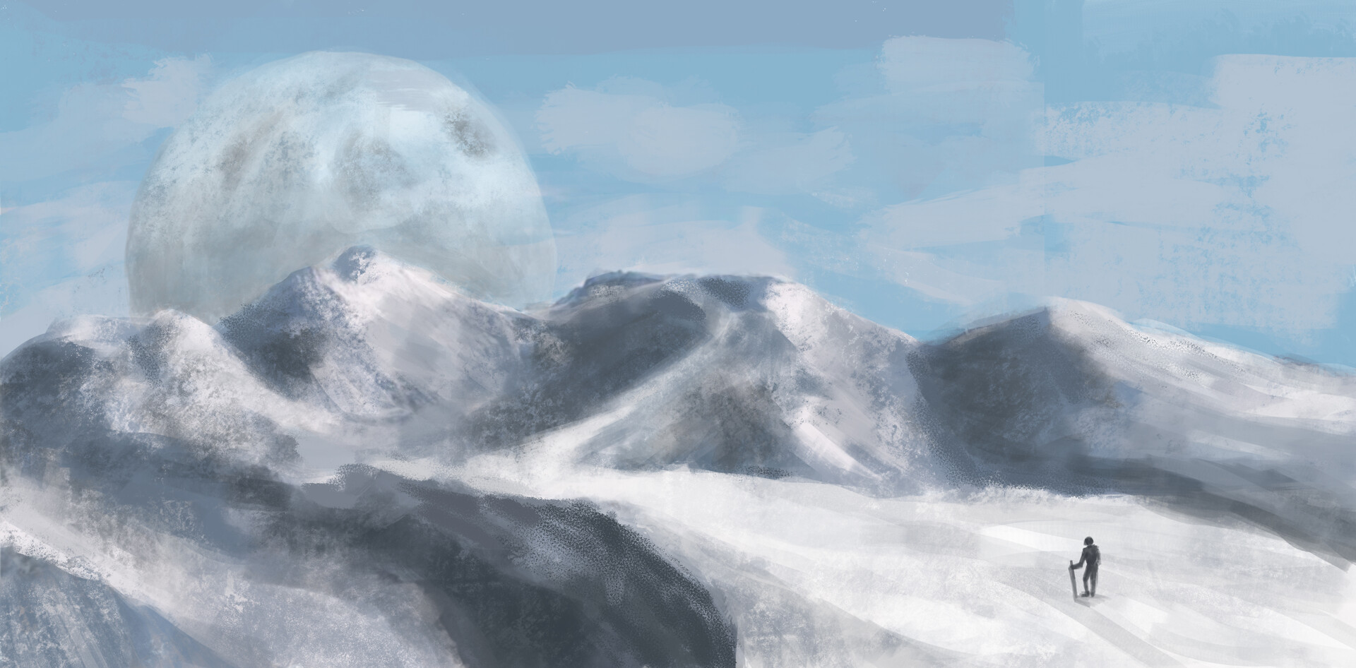 ArtStation - Snowscape Outerspace