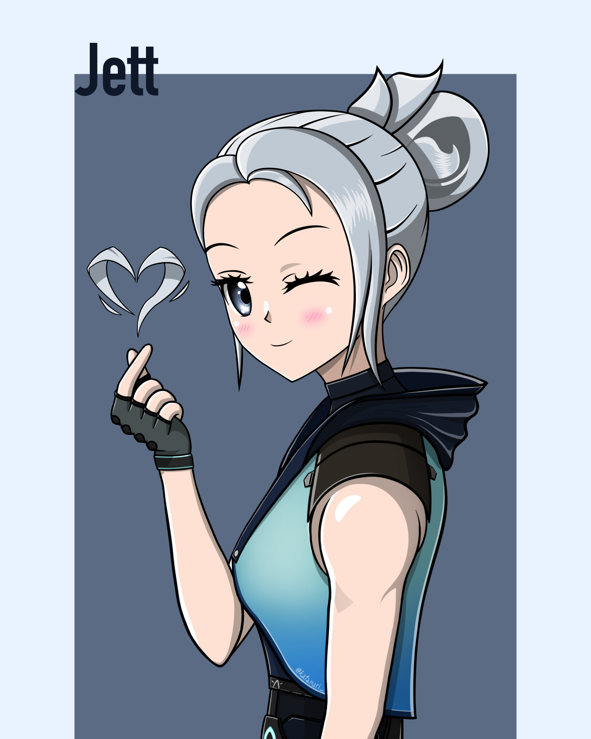 ArtStation - Jett from Valorant