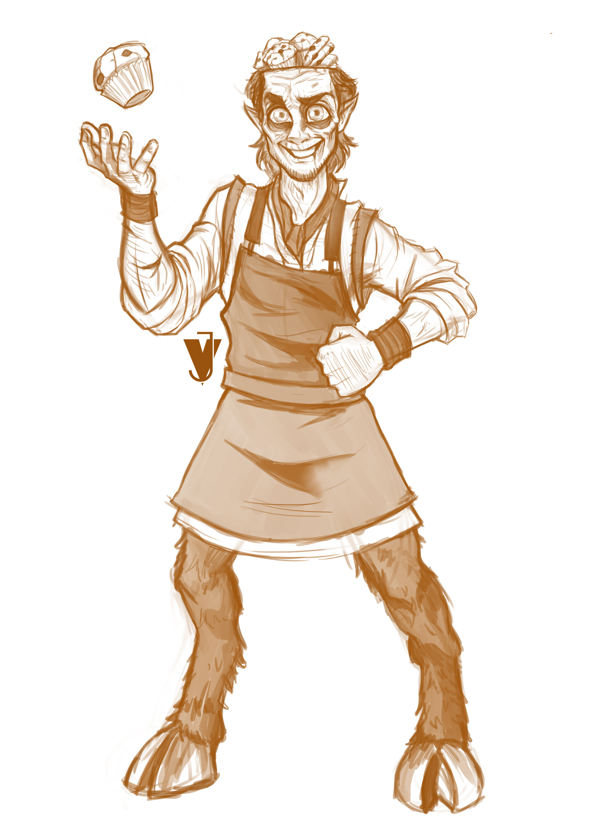 ArtStation - Commission D&D Character - Sketch