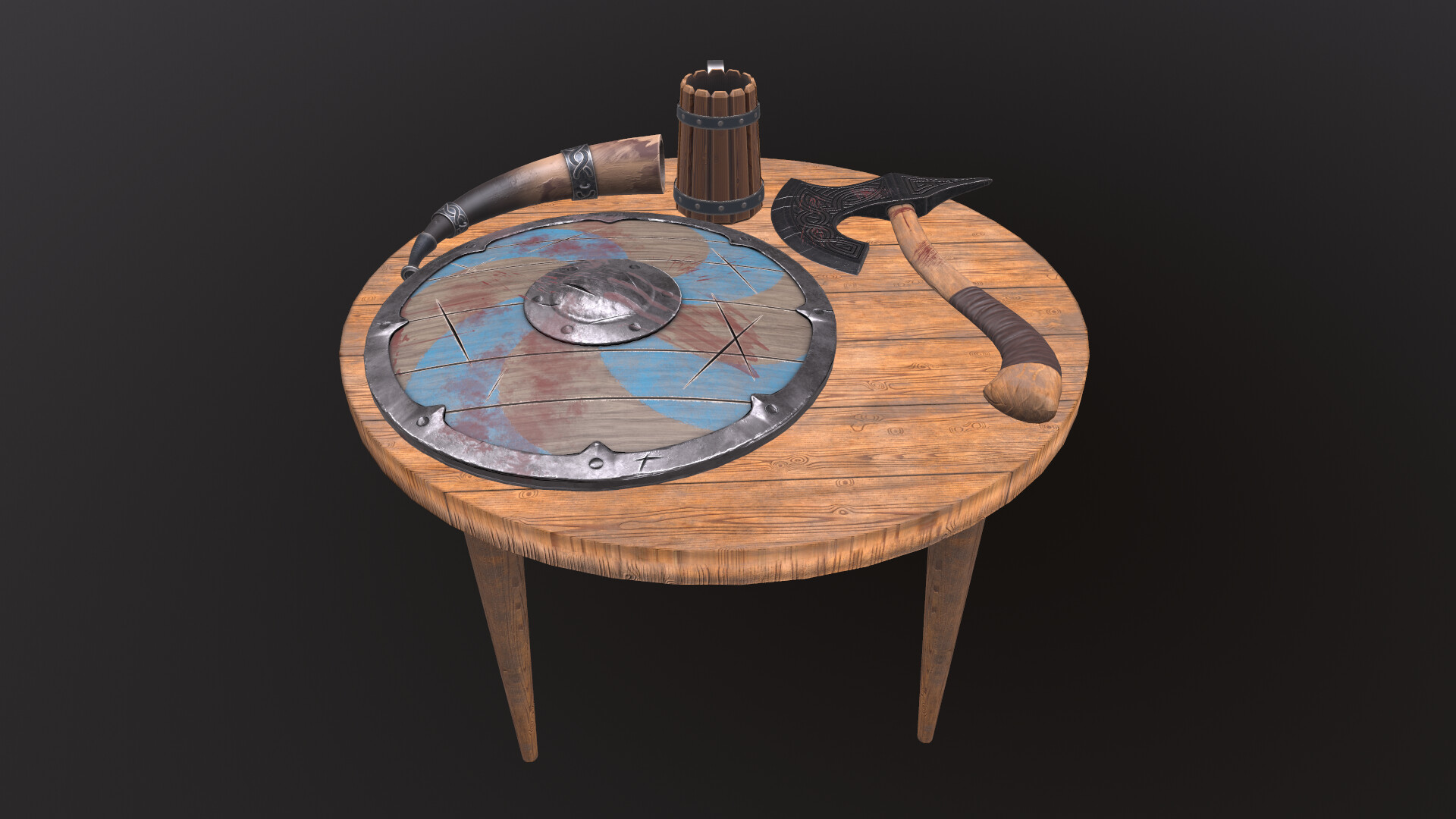 ArtStation - Table of Viking Warriors