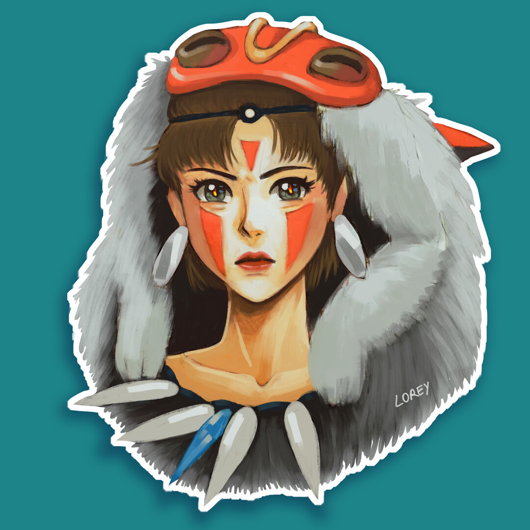 ArtStation - Princess Mononoke