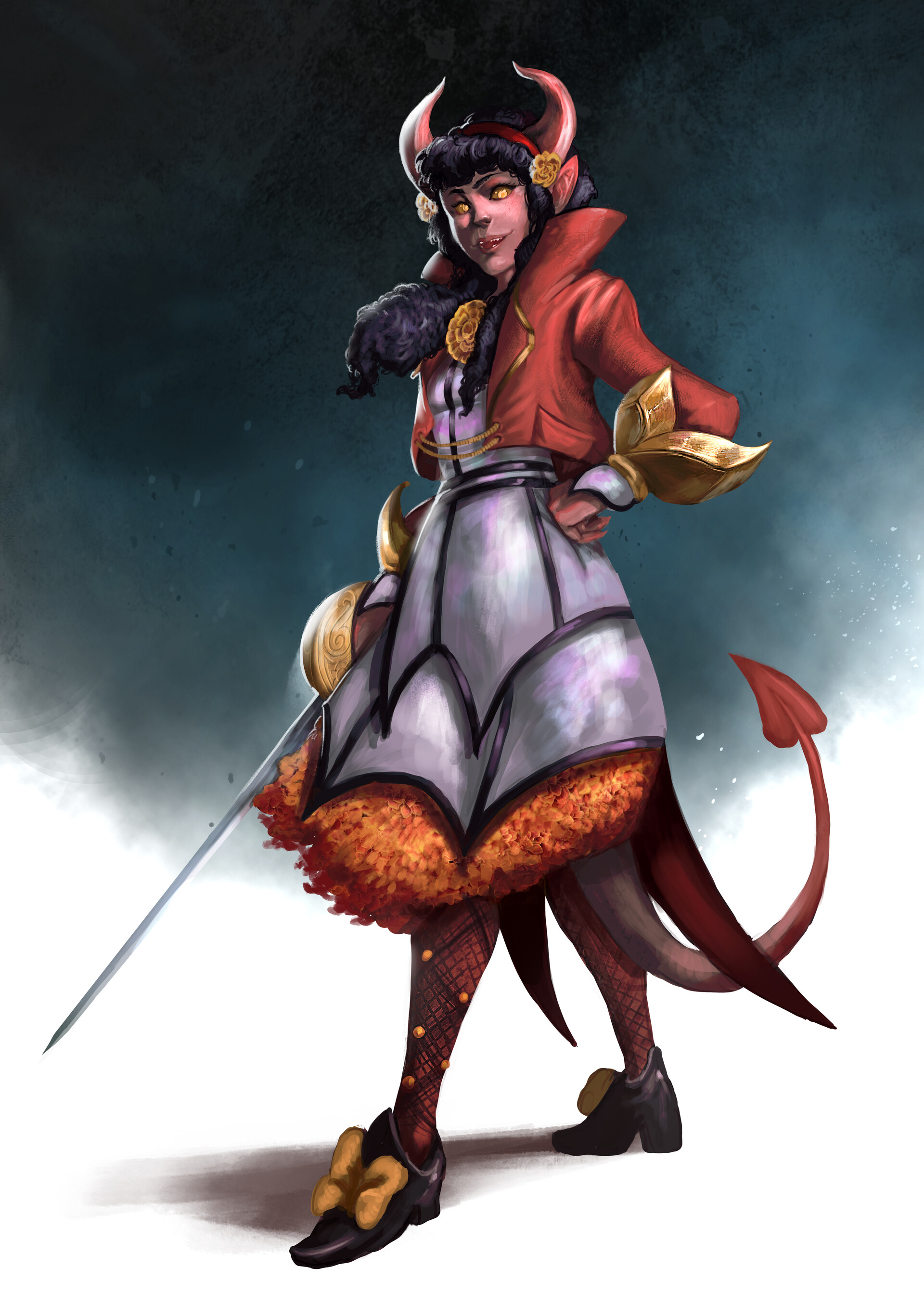 ArtStation - Tiefling Bard