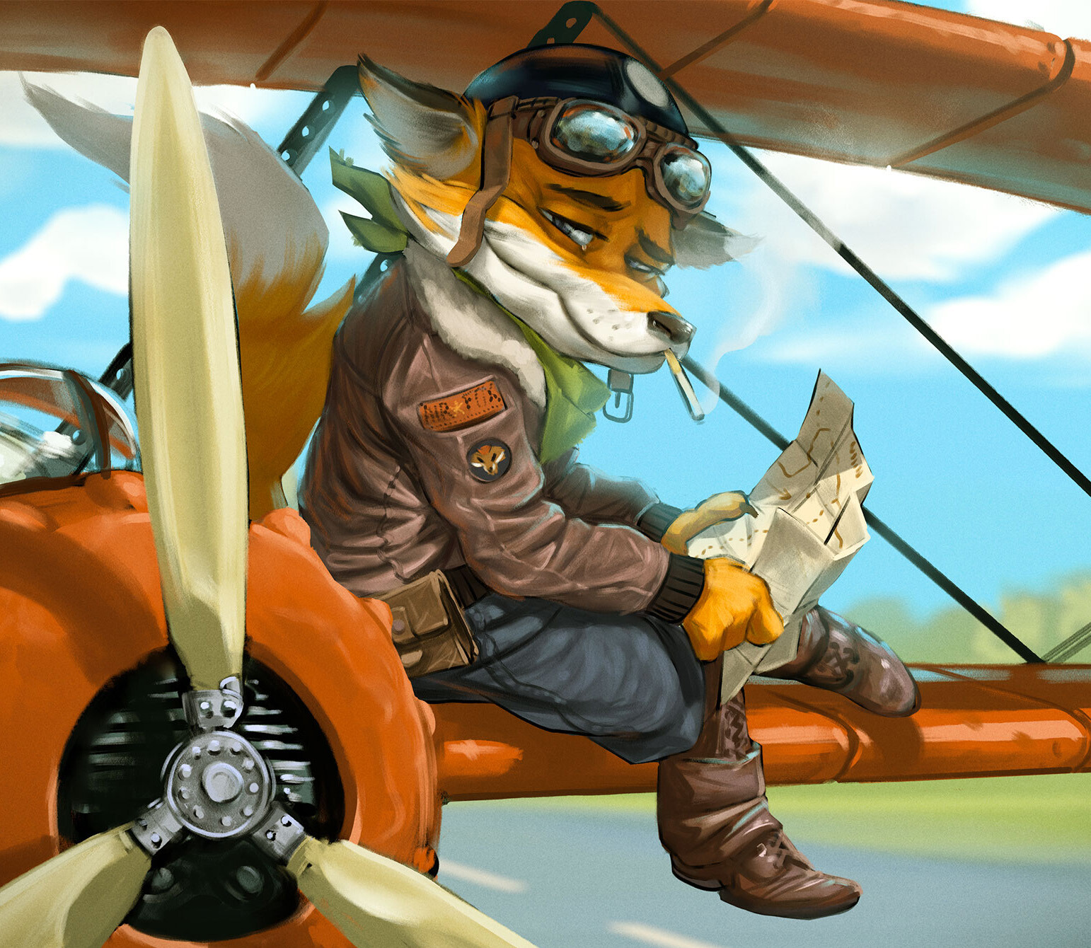 ArtStation - Fox Adventurer