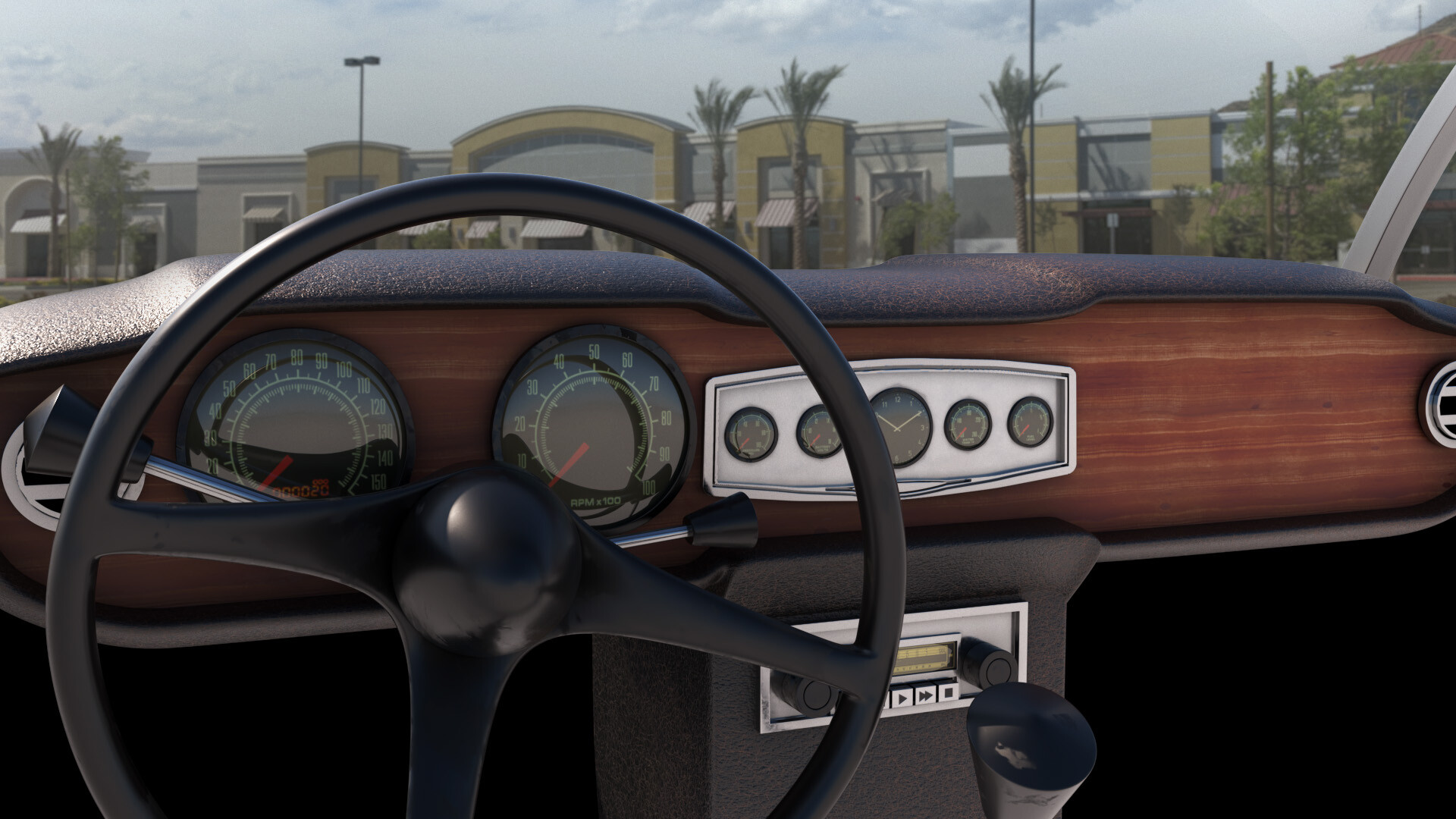 ArtStation - Vintage Dashboard