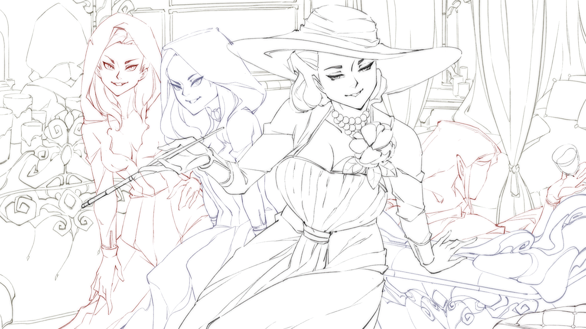 resident evil village coloring pages