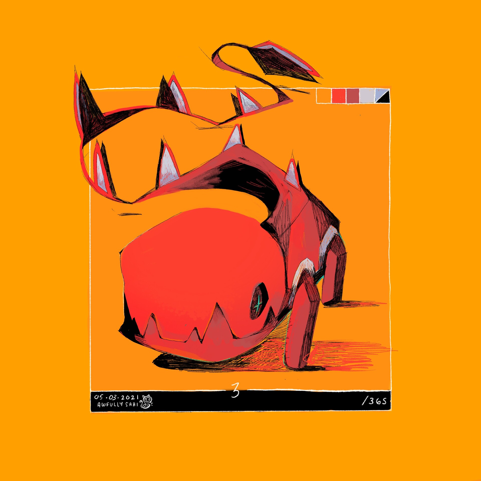 ArtStation - Trapinch 365 - Day 3