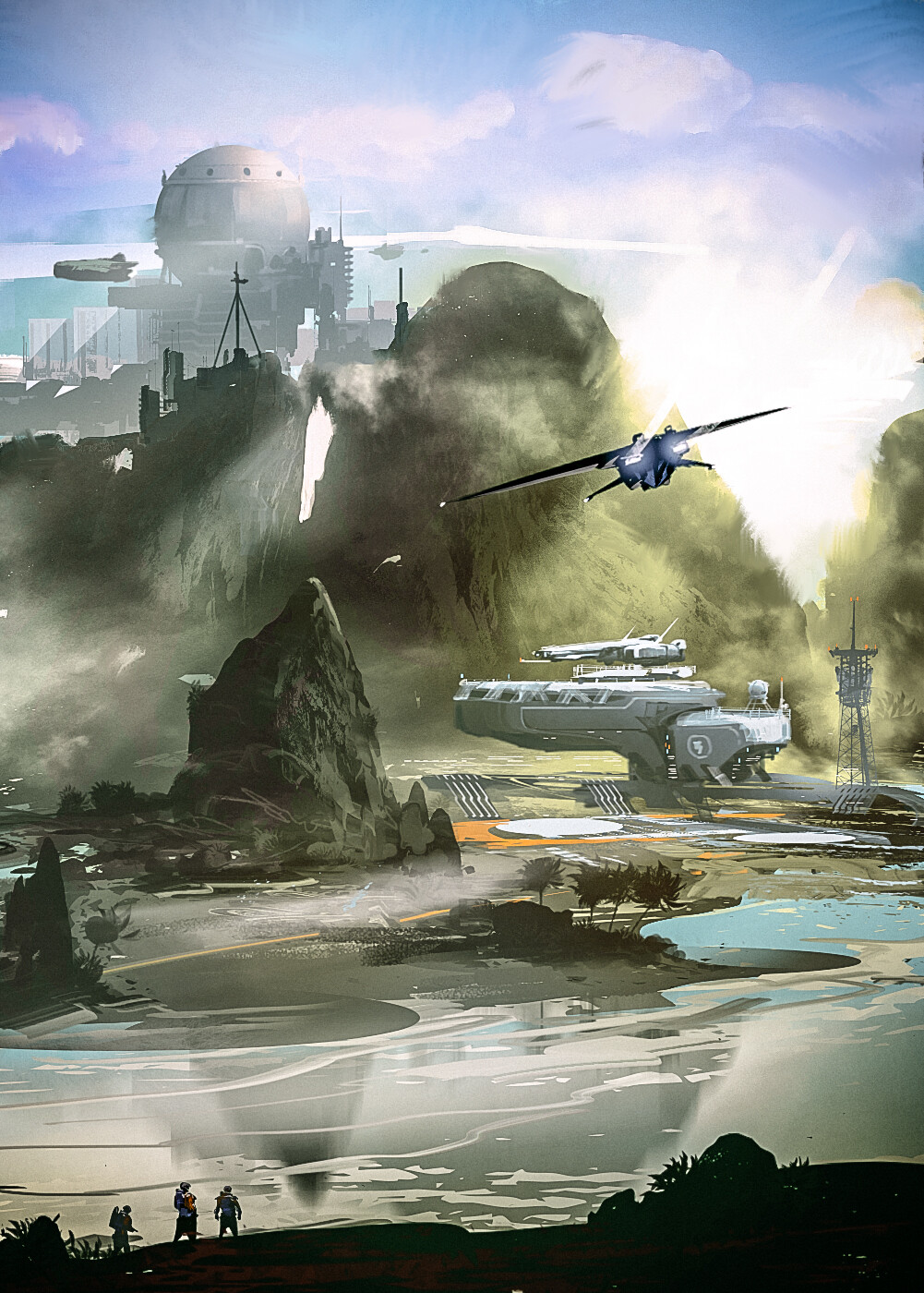 ArtStation - Mountain base